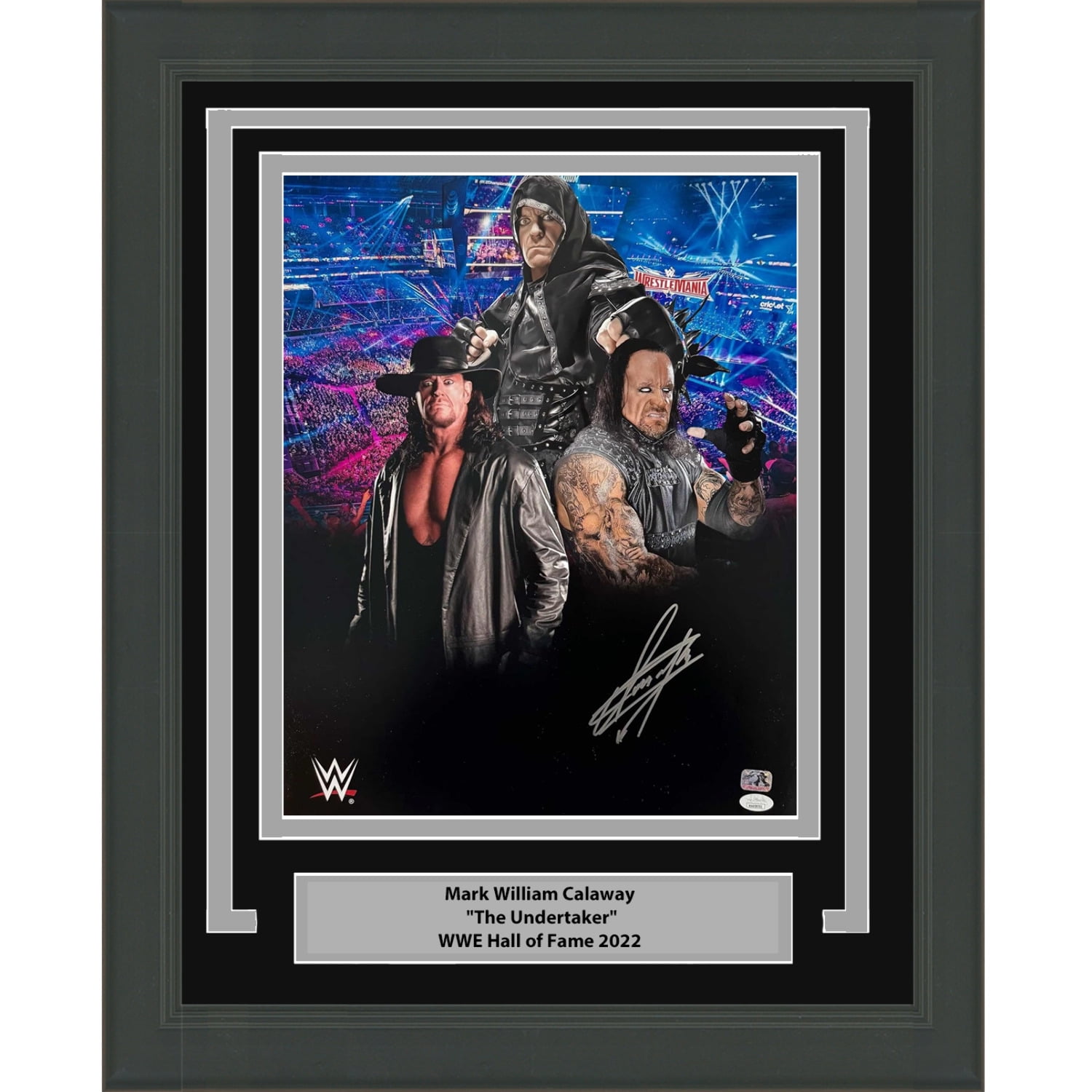 Framed Autographed/Signed Mark William Calaway "The Undertaker" 16x20 ...