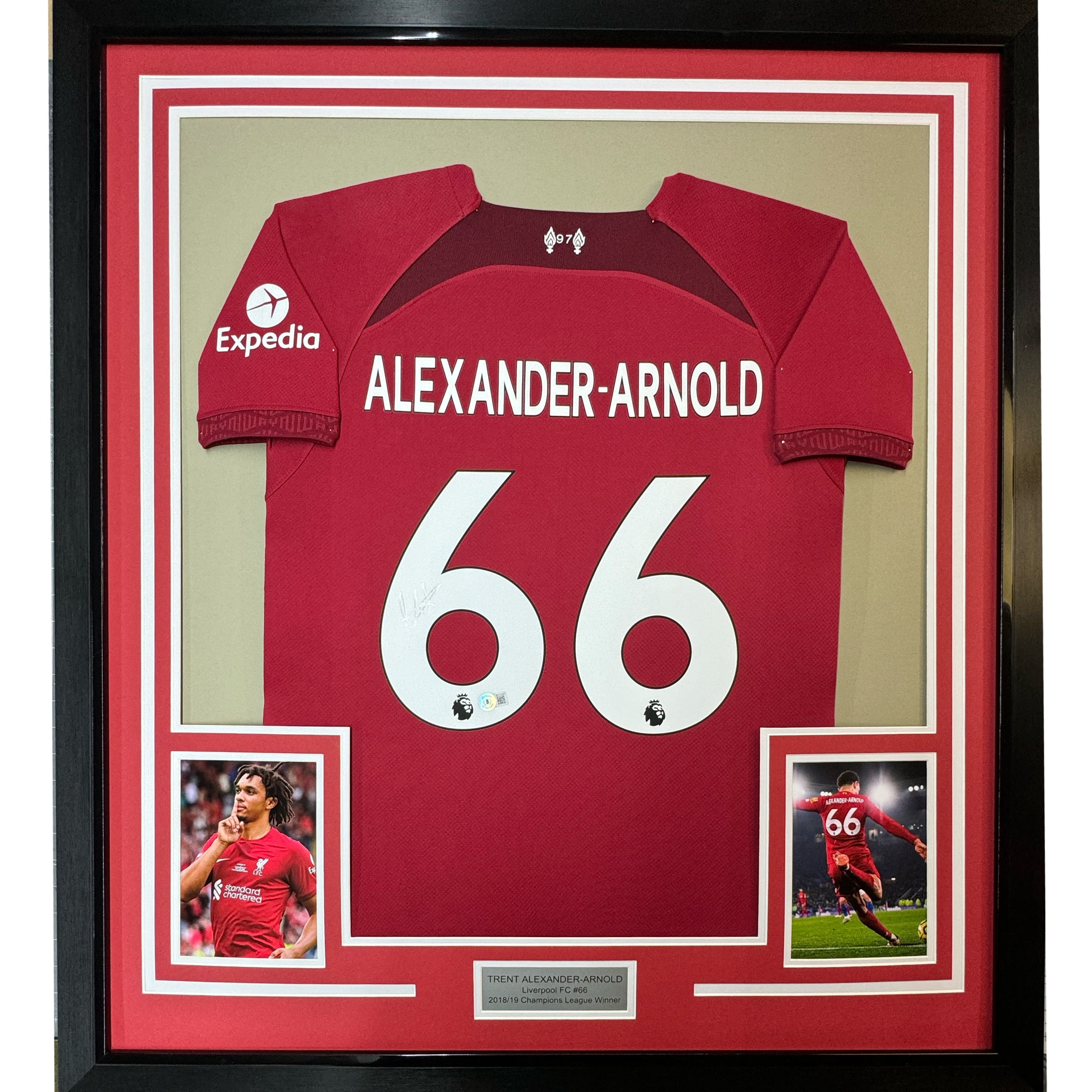 Framed Autographed/Signed Trent Alexander Arnold 35x39 Liverpool 2021 ...