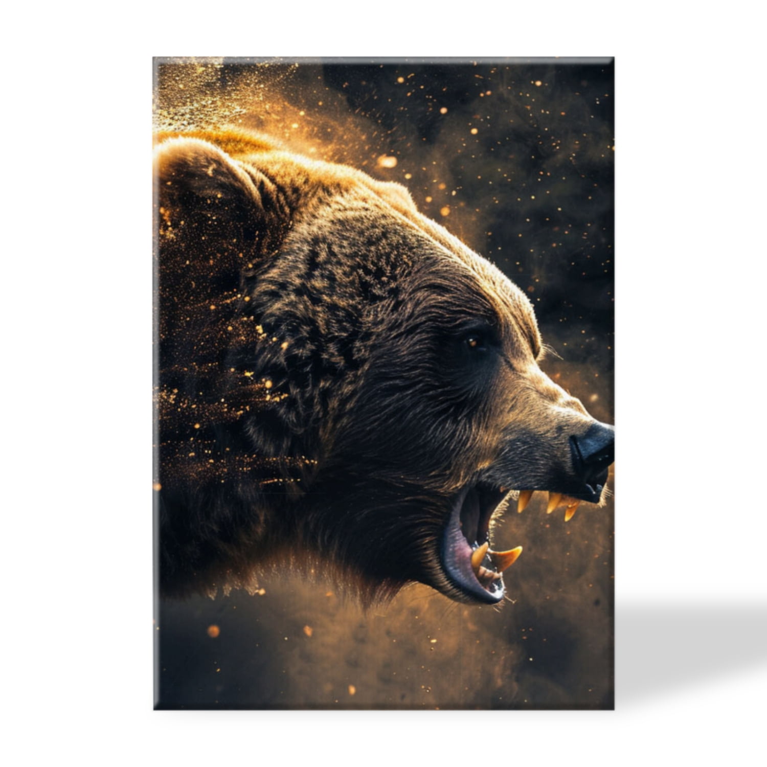 Framed Canvas Art Wall Decor Canvas Prints Pictures Wall Art,Grizzly ...