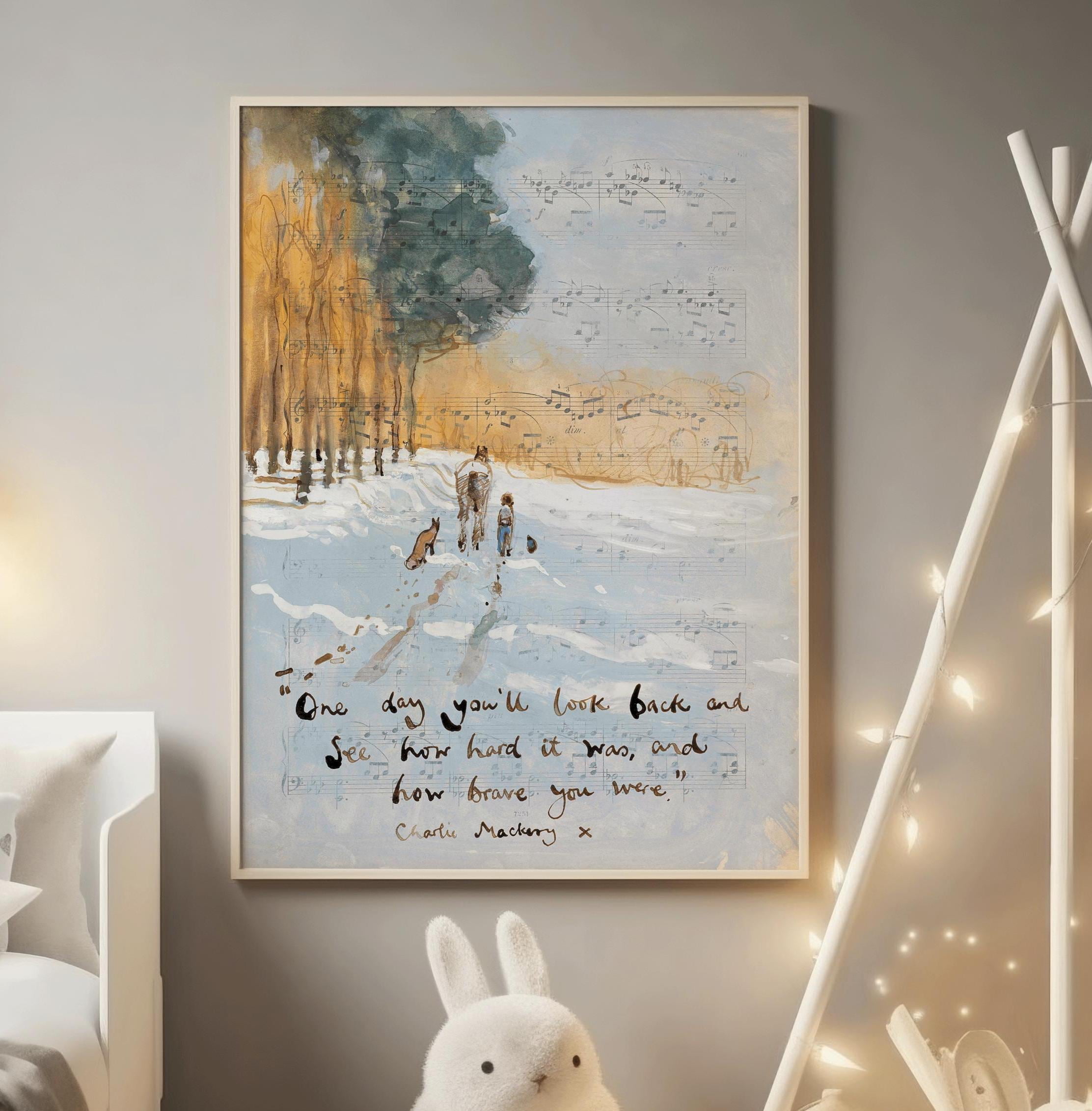 Framed Charlie Mackesy Print, The boy the mole the fox and the horse ...