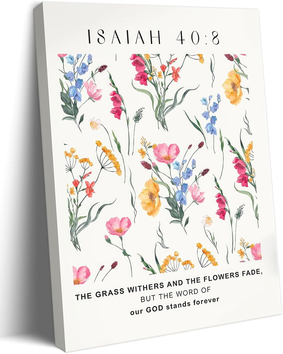 Framed Christian Wall Art - Bible Verses Wall Decor - Scripture ...