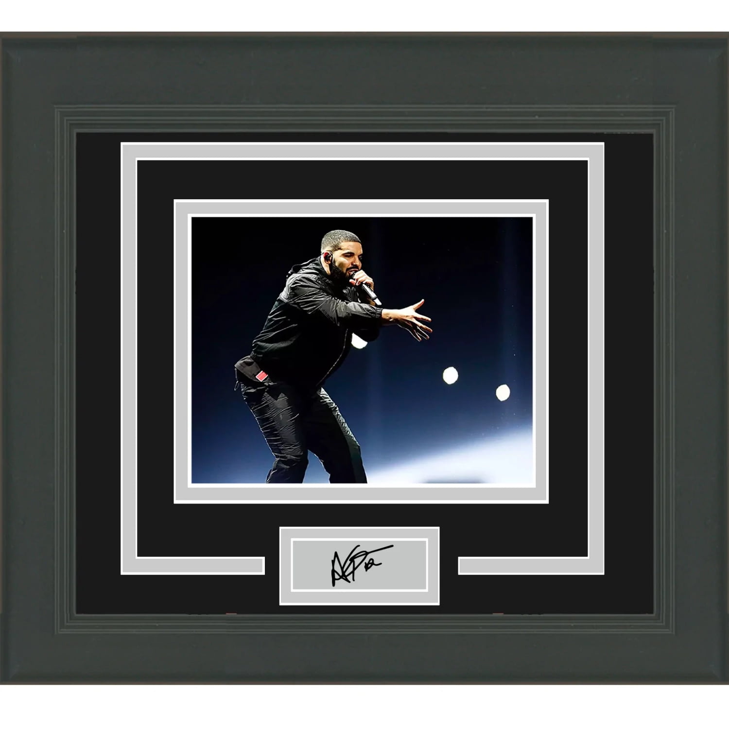 Framed Drake Facsimile Laser Engraved Signature Auto 11x14 Music Photo ...