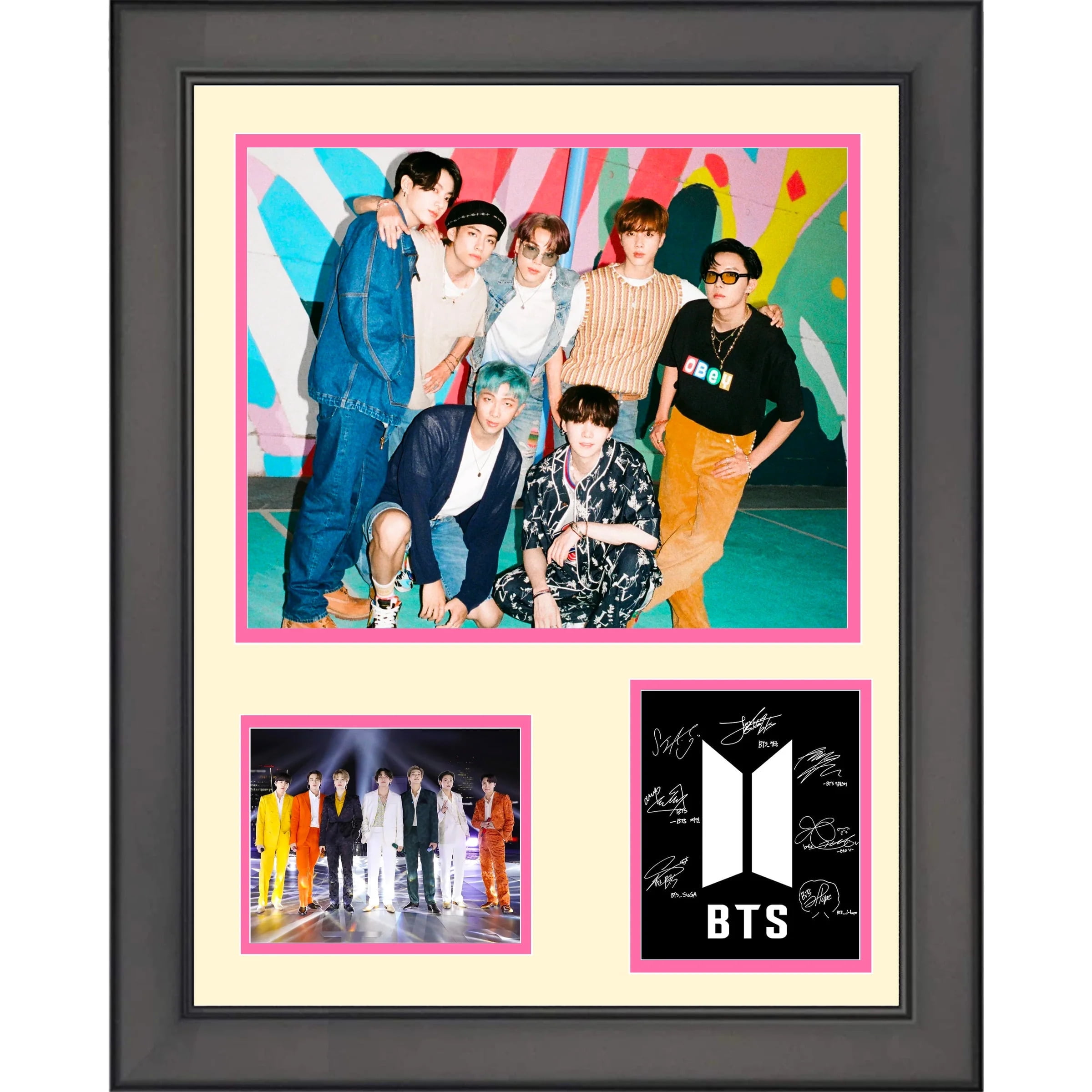 Framed Dynamite Album Cover 11"x14" Music Three Photo Collage - Walmart.com