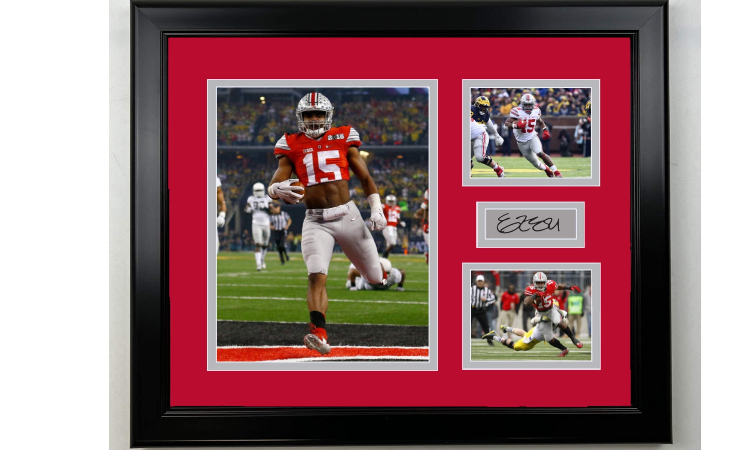 Framed Ezekiel Elliot Ohio State Buckeyes Facsimile Laser Engraved ...