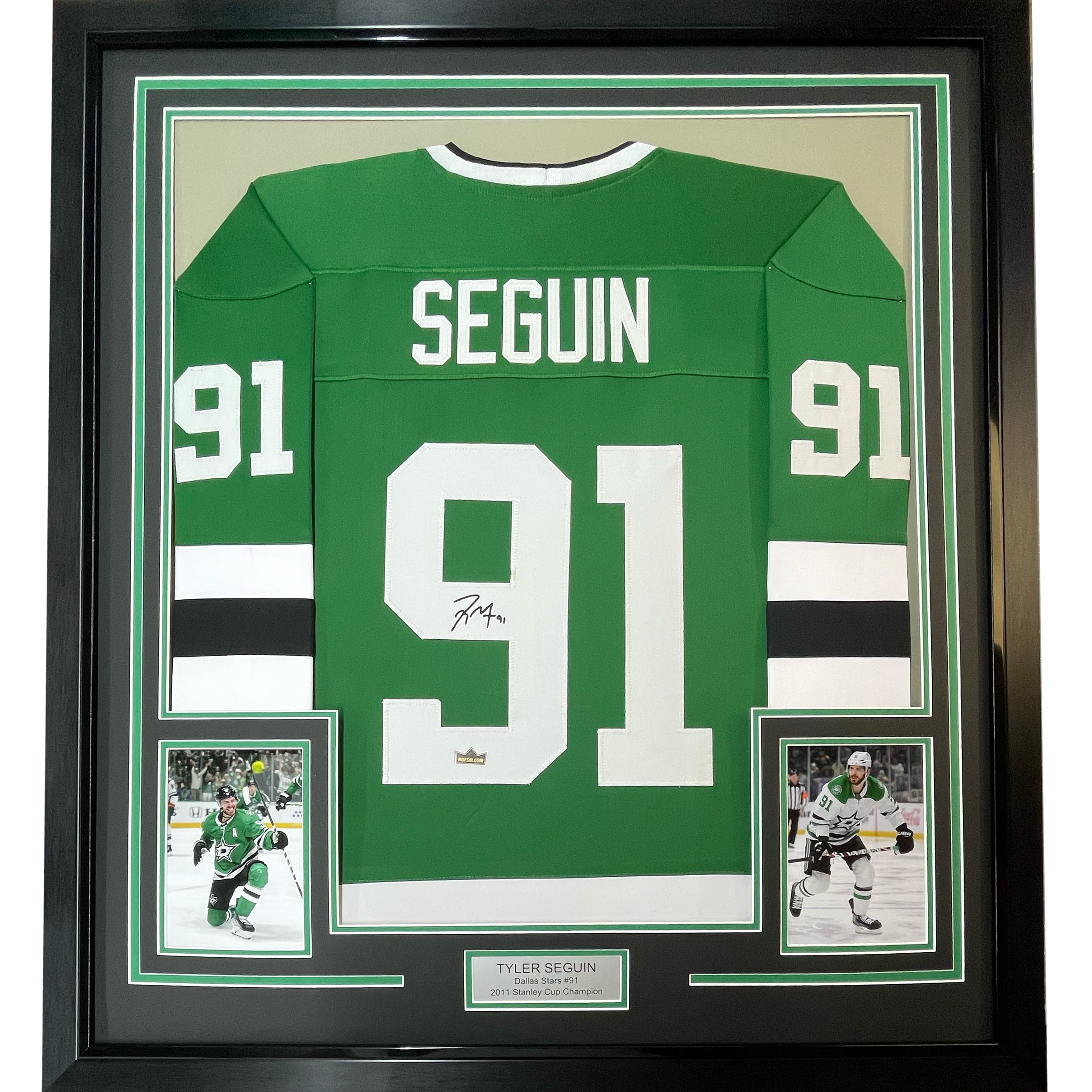 Framed Facsimile Autographed Tyler Seguin 35x39 Dallas Green Reprint ...