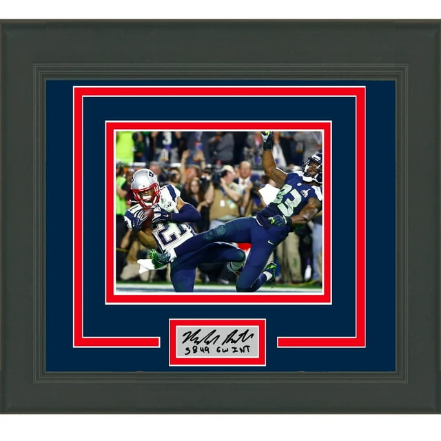 Framed Malcolm Butler SB XLIX Interception Facsimile Laser Engraved ...