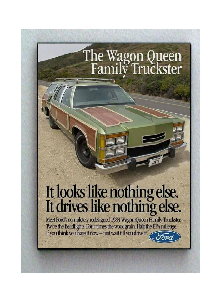 Framed National Lampoons Vacation Ford '83 Family Truckster Car ...