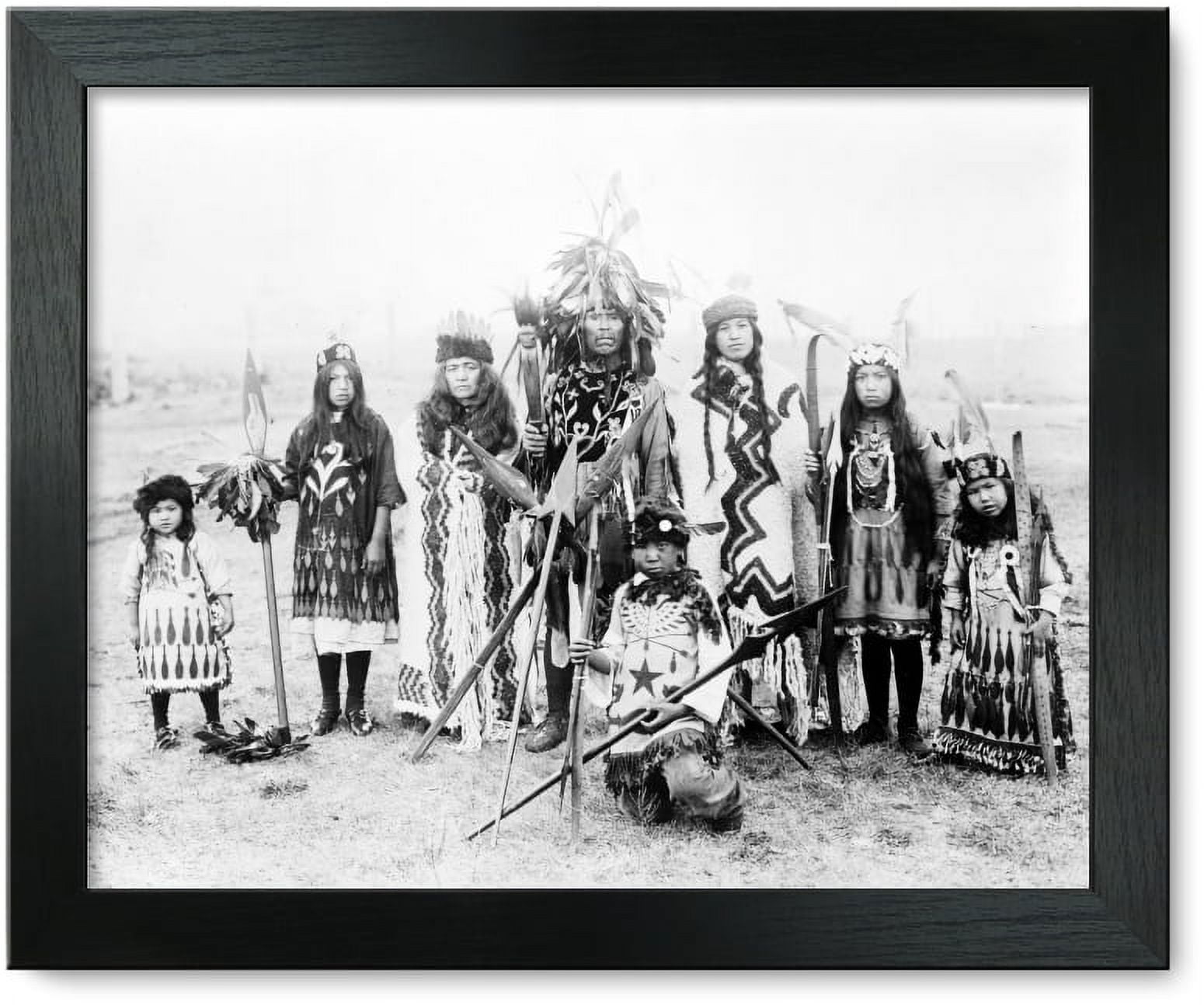 Framed Print: A Family Of The Lummi Tribe Of Siwash Indians, 1915 ...