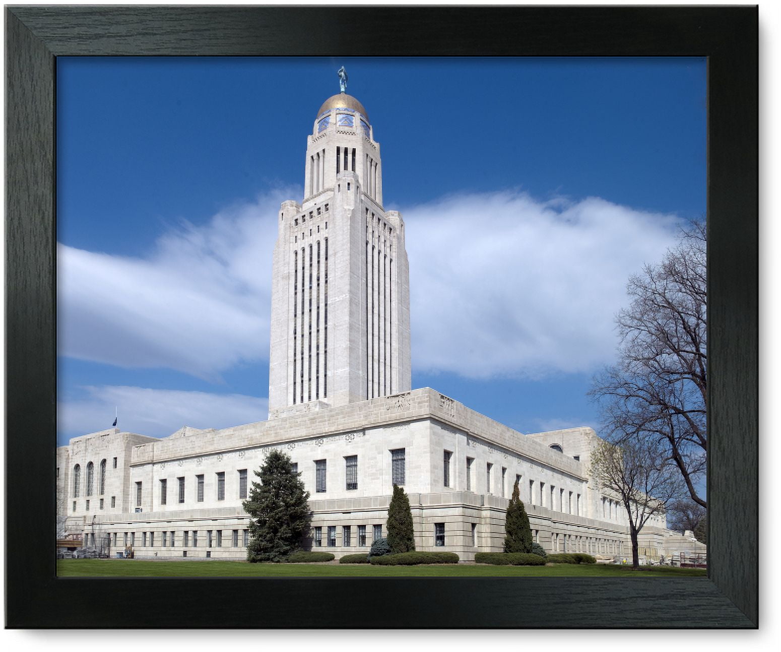 Framed Print: Capitol Building Lincoln, Nebraska, 2007 - Walmart.com