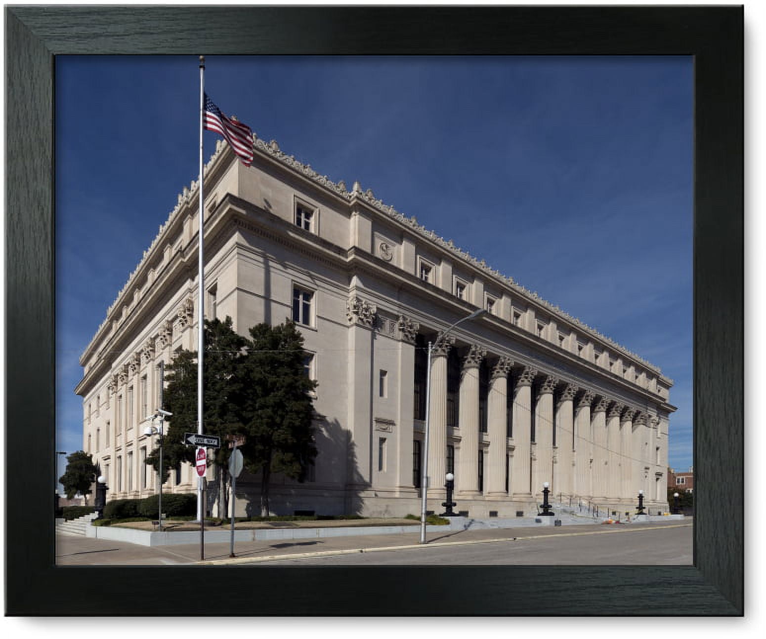 Framed Print: Exterior Of The Ed Edmondson Courthouse, Also Known As ...