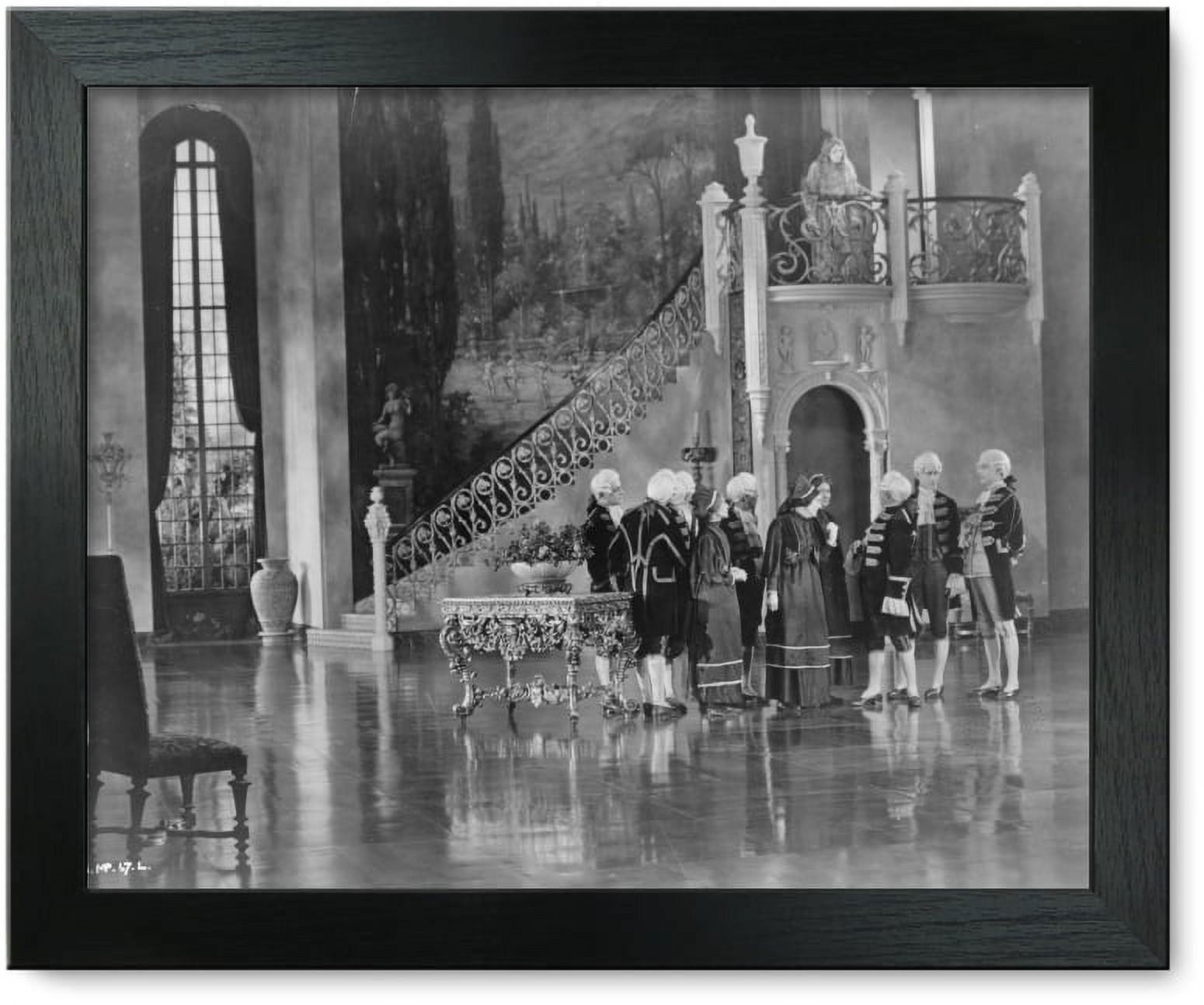 Framed Print: Hollywood Set - Interior View Of Palace, 1923 - Walmart.com