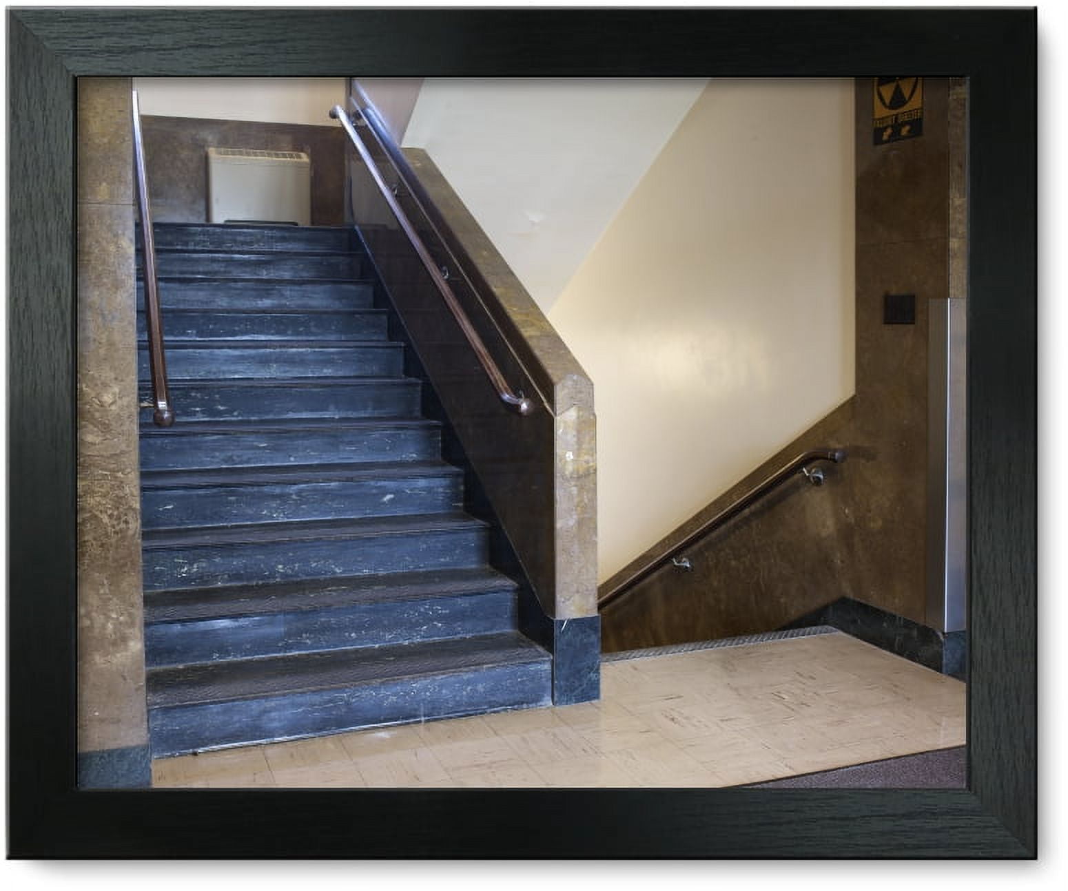 Framed Print: Interior Lobby Stairs, Forest Service Building, Ogden ...