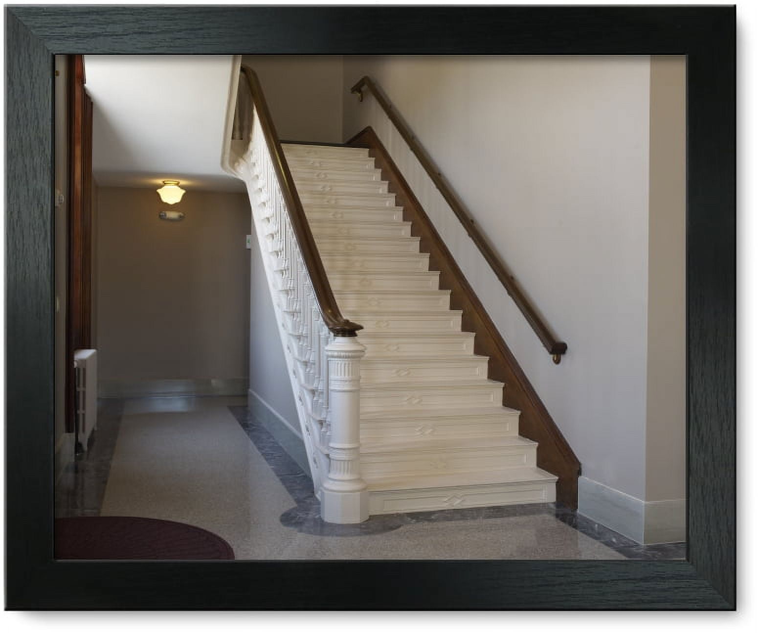 Framed Print: Interior Stairs, Federal Building And U.S. Courthouse ...