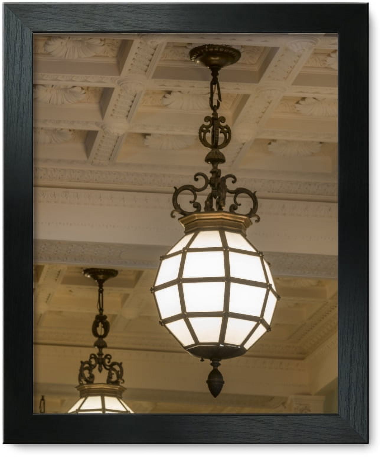 Framed Print: Light Fixture At The Ed Edmondson Courthouse, Also Known ...