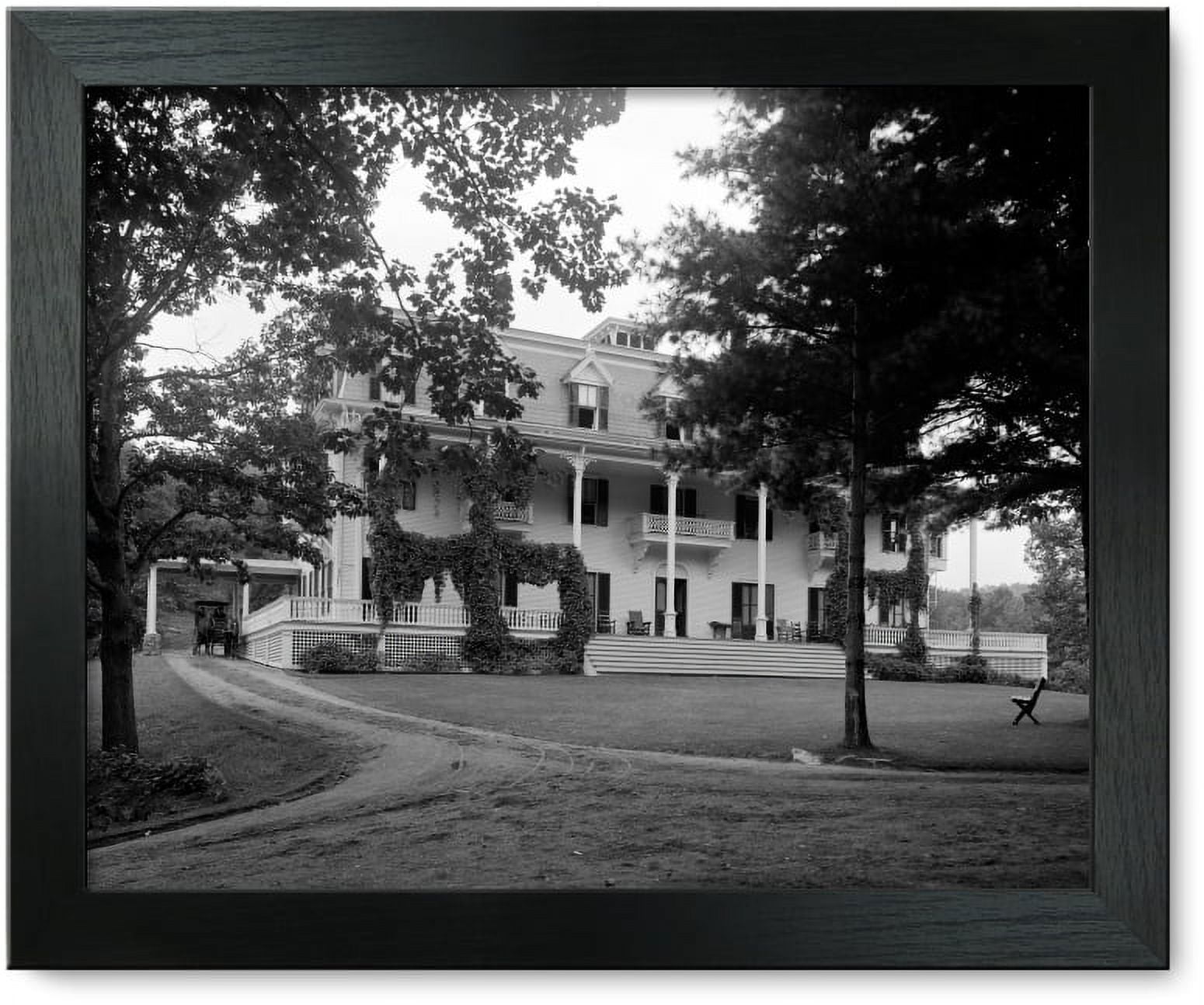 Framed Print: Rogers Rock Hotel, Lake George, New York, circa 1900 ...