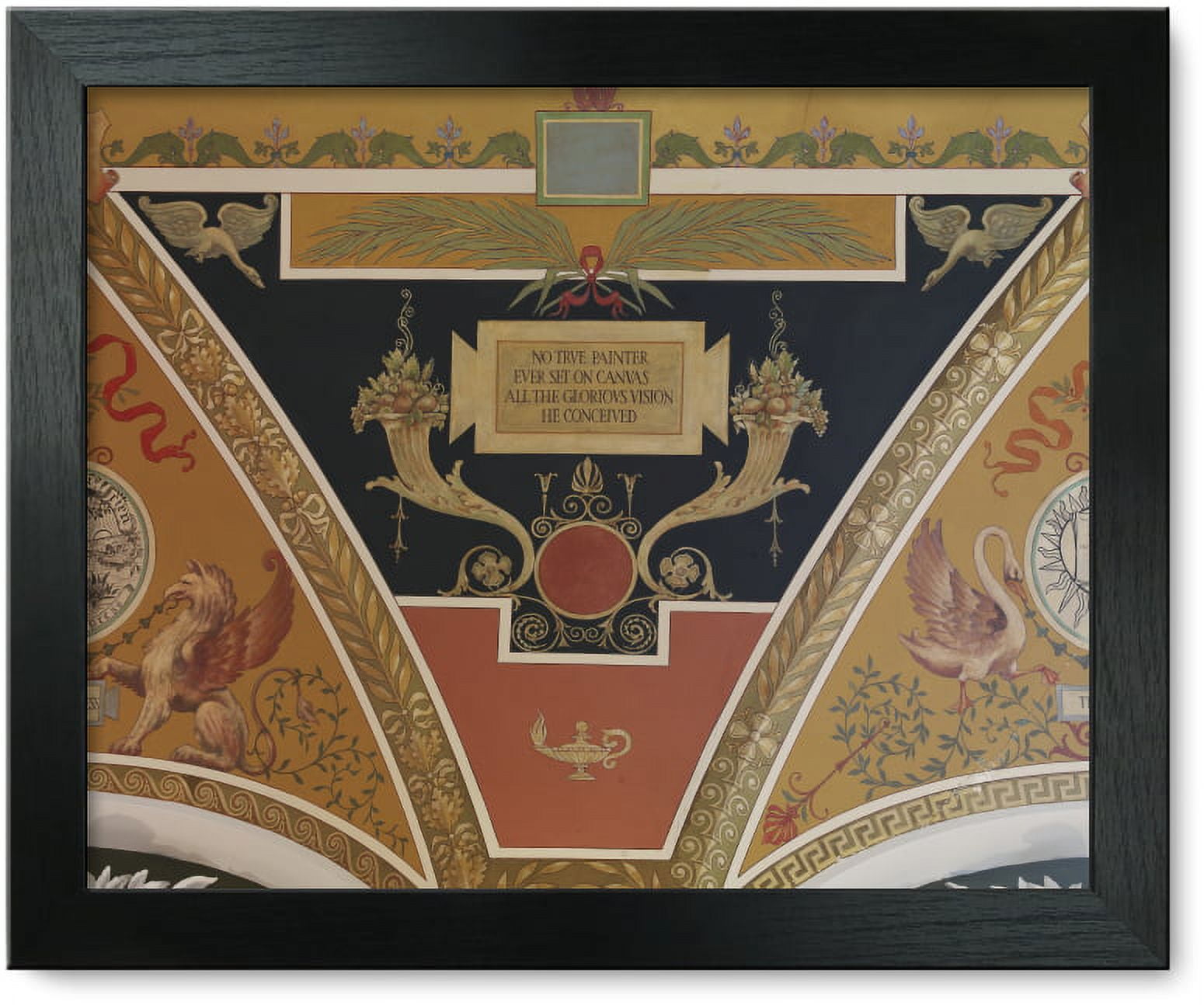 Framed Print: Second Floor Corridor. Printers' Marks+columns. View Of ...