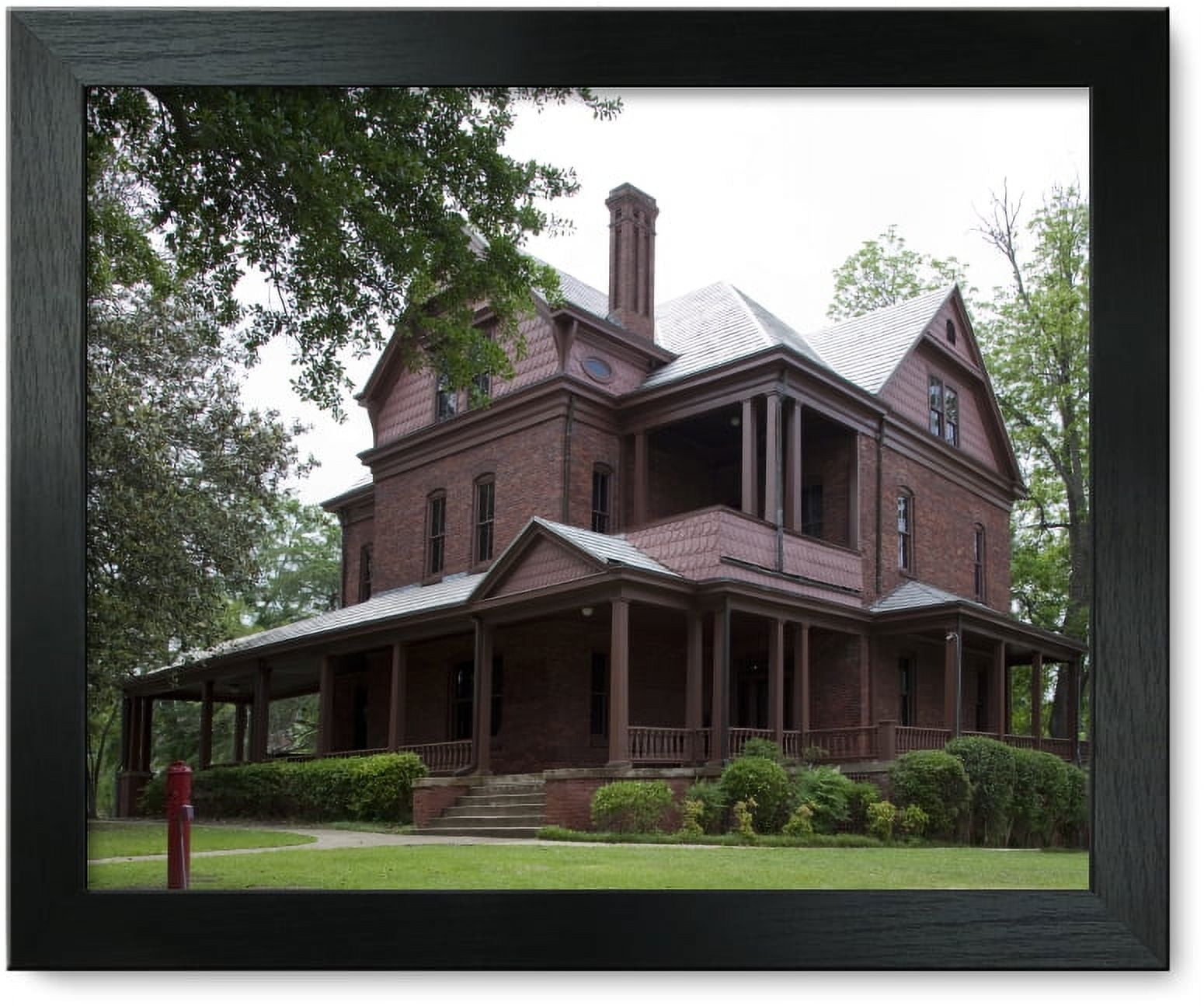 Framed Print: The Oaks, Home Built For Booker T. Washington And His ...