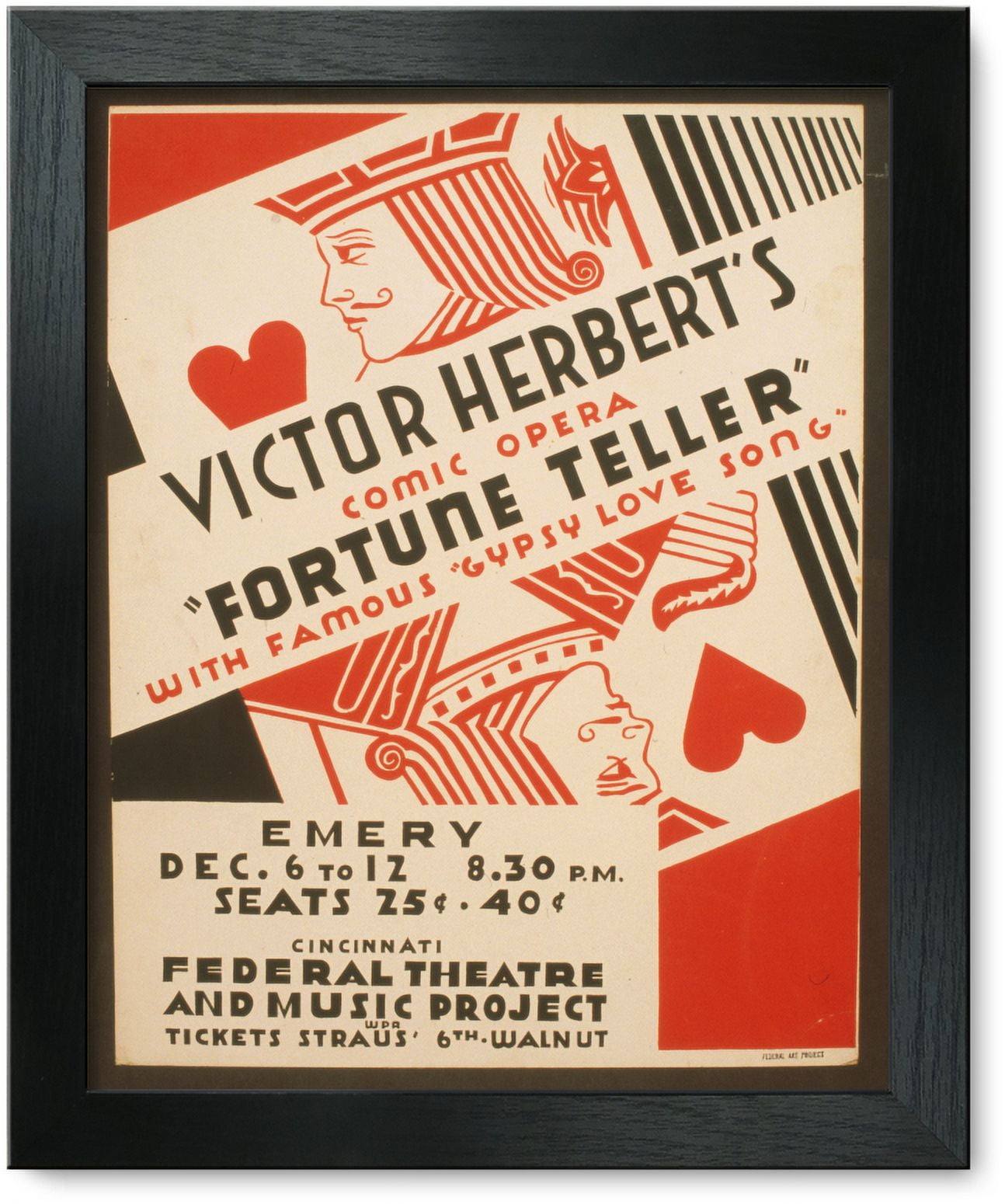 Framed Print: Victor Herbert's Comic Opera Fortune Teller With Famous ...