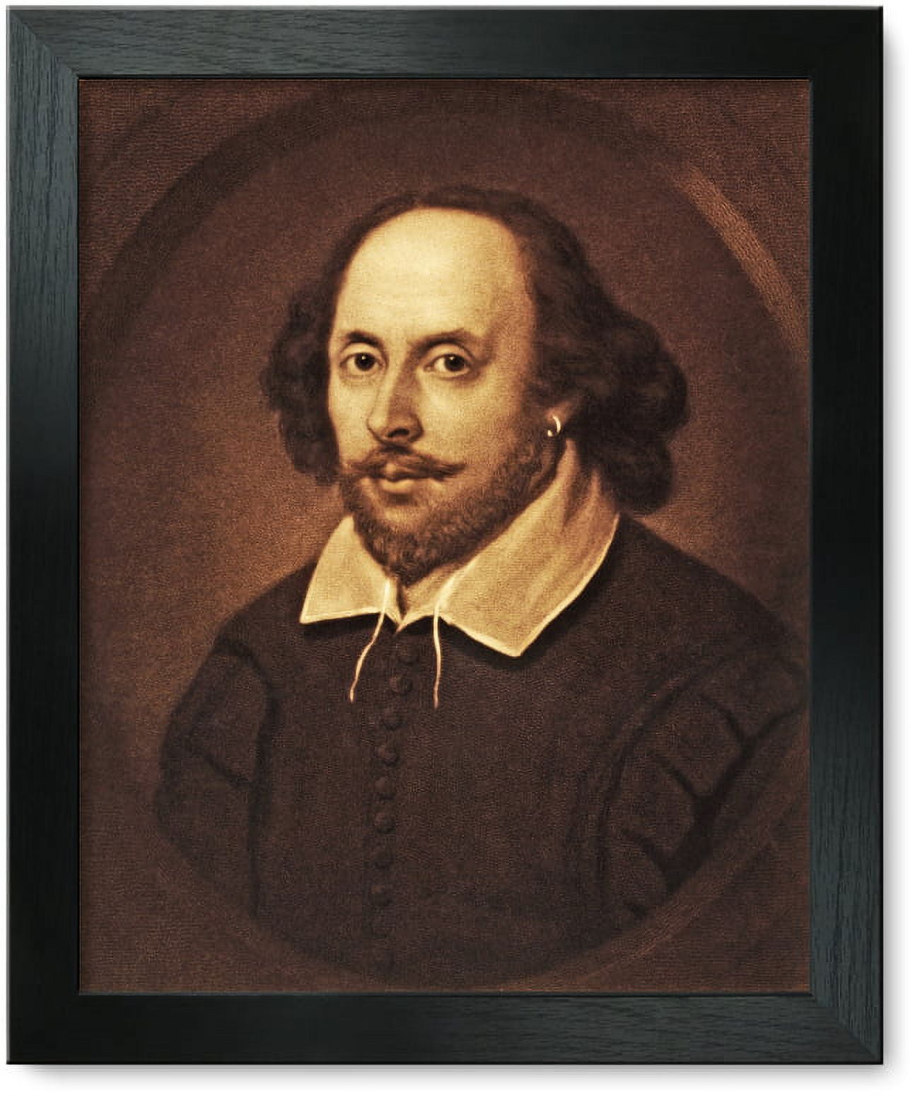 Framed Print: William Shakespeare, 1849 - Walmart.com
