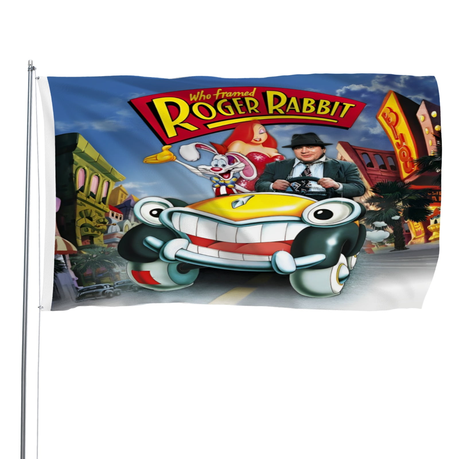 Who Framed Roger Rabbit flag perfect for outdoor decoration, can be ...