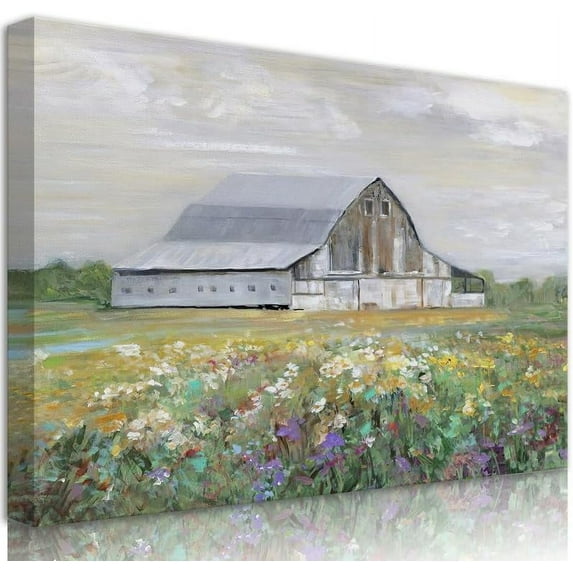 Framed Rustic Farmhouse Wall Art Bathroom Wall Decor Vintage Barn Wall ...