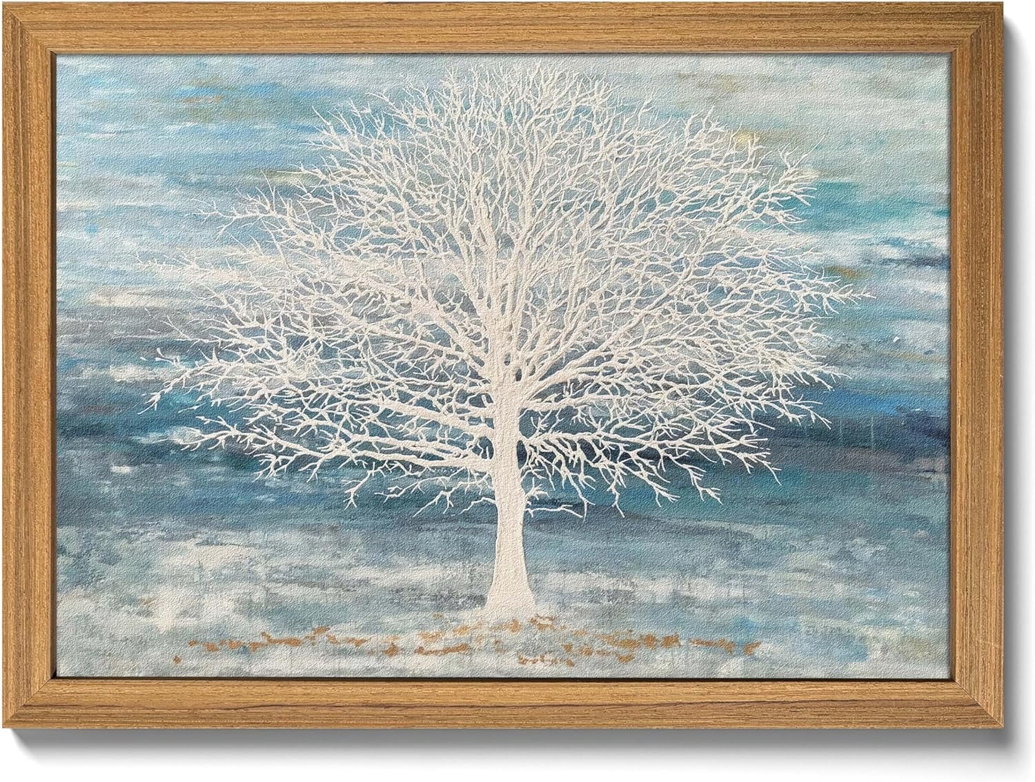 Framed Tree of Life Wall Art Pictures for Living Room, Modern 3D ...