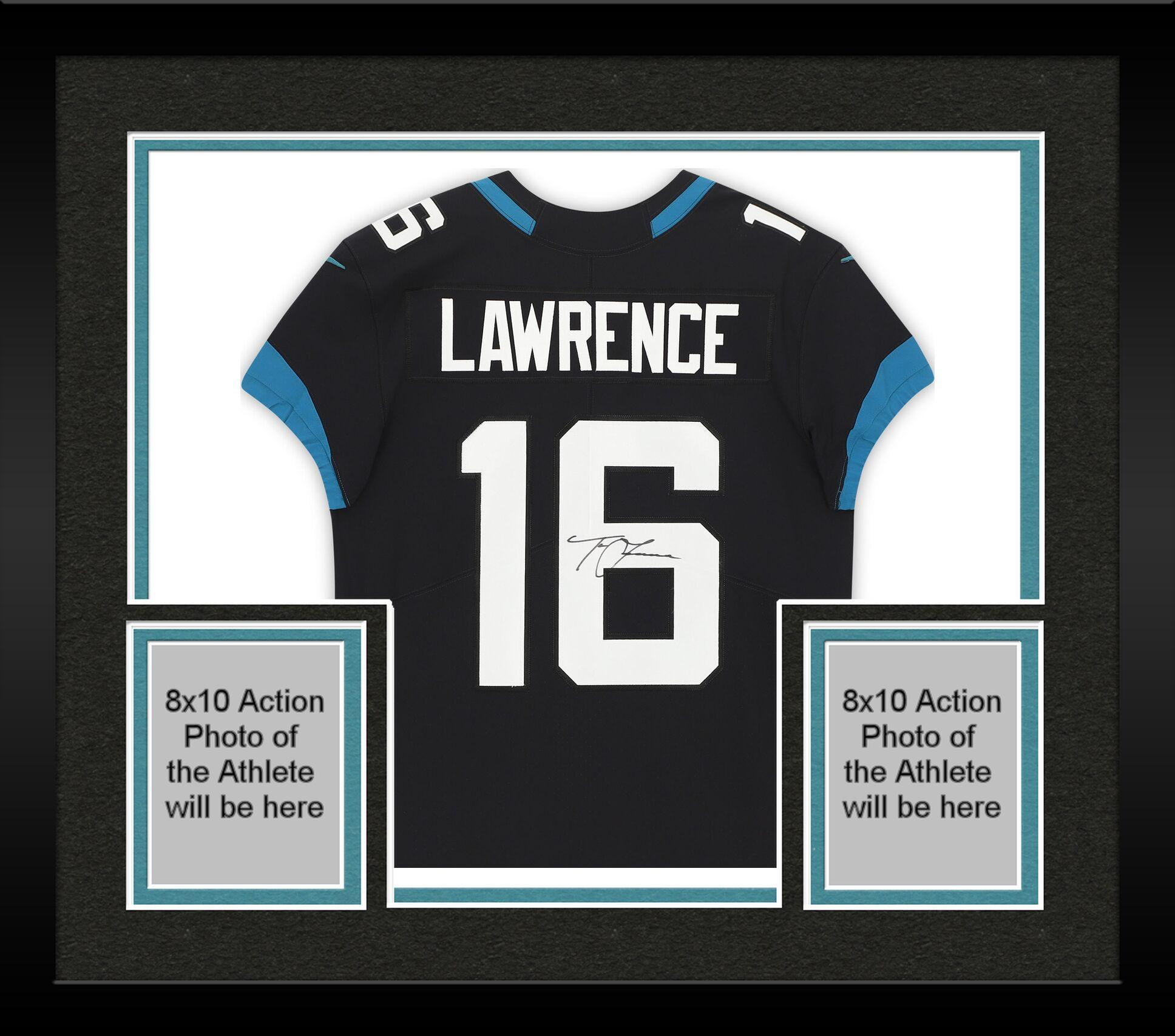 Framed Trevor Lawrence Jacksonville Jaguars Autographed Black Elite ...