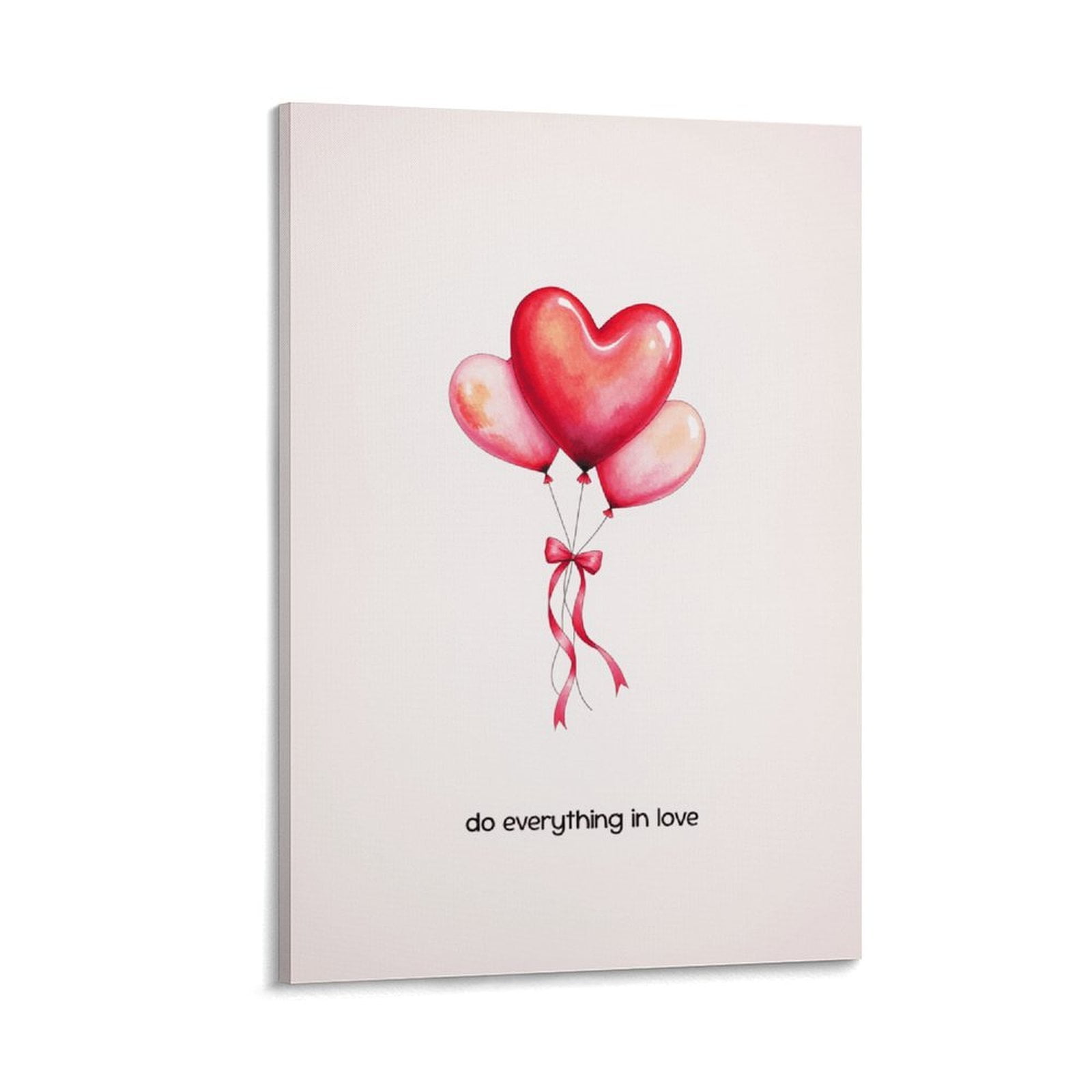 Framed Valentine's Day Canvas Poster,In Love Valentine's Day Poster ...