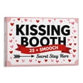 Framed Valentine's Day Canvas Poster,Kissing Booth Secret Stay Here ...