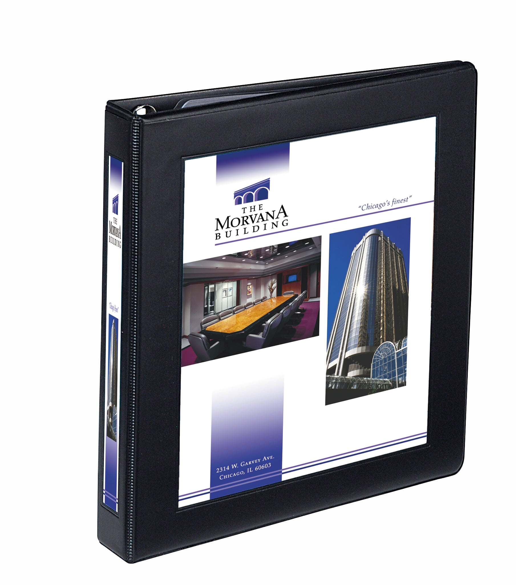 Framed View Heavy-Duty Binders, 3 Rings, 1" Capacity, 11 X 8.5, Black ...