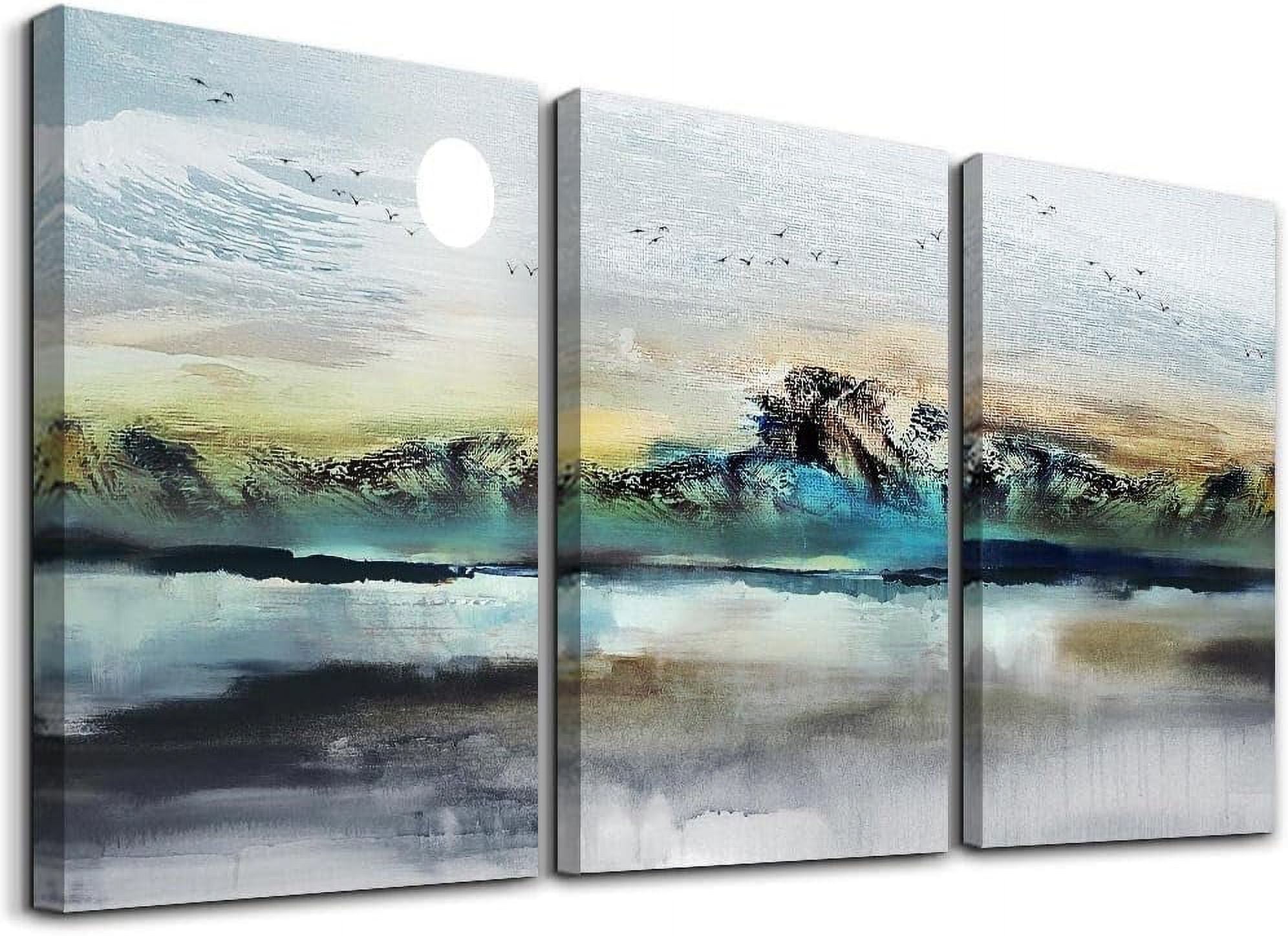 Framed Wall Decor Living Room Canvas Wall Art For Bedroom Abstract ...