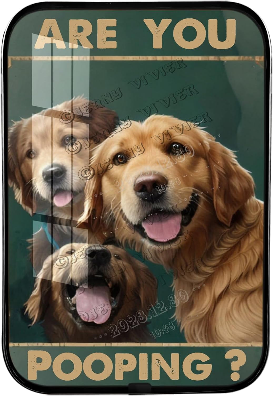 Framed Wooden Wall Art Are You Pooping Restroom Wall Toilet Decor ...