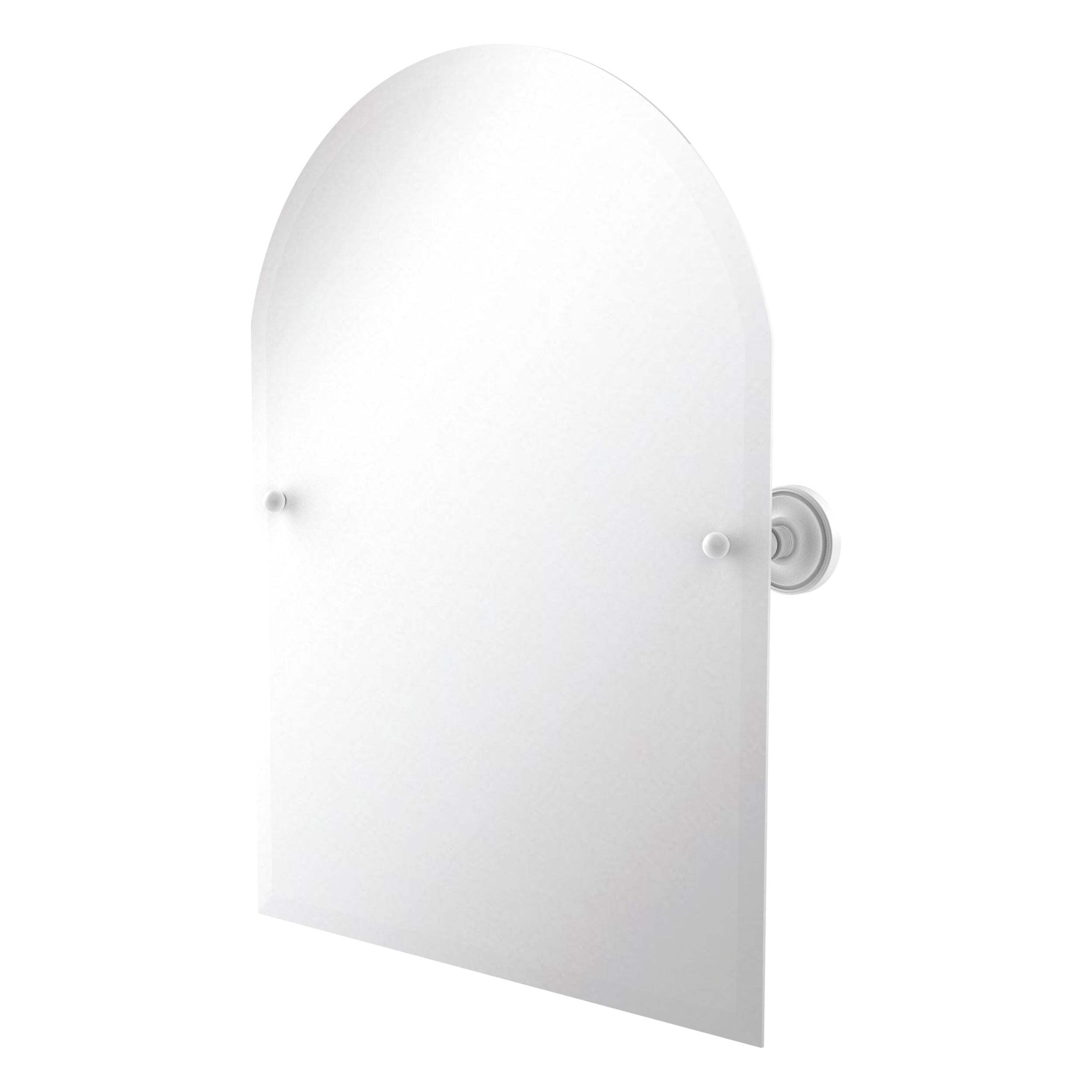 Frameless Arched Top Tilt Mirror with Beveled Edge - Walmart.com