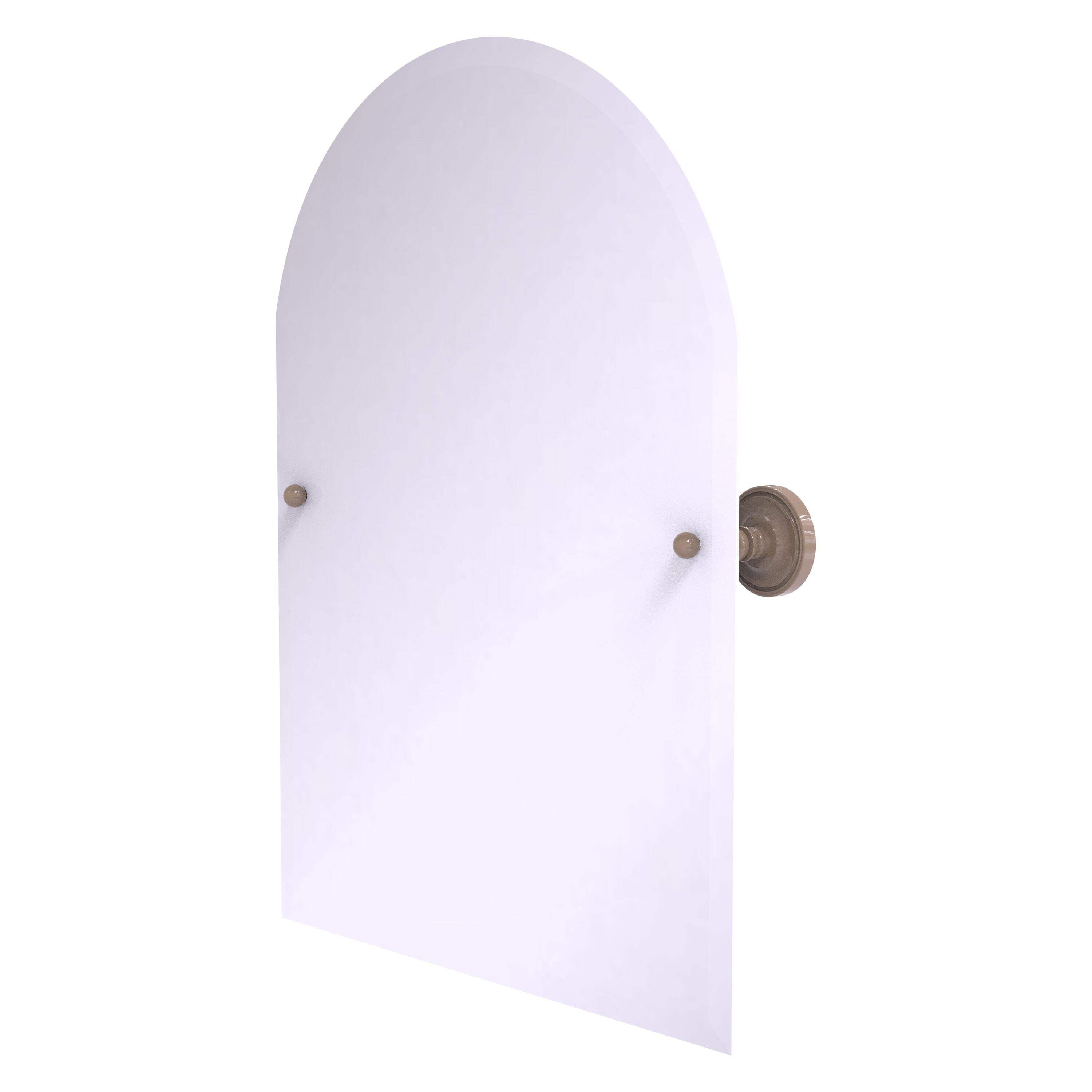 Frameless Arched Top Tilt Mirror with Beveled Edge - Walmart.com