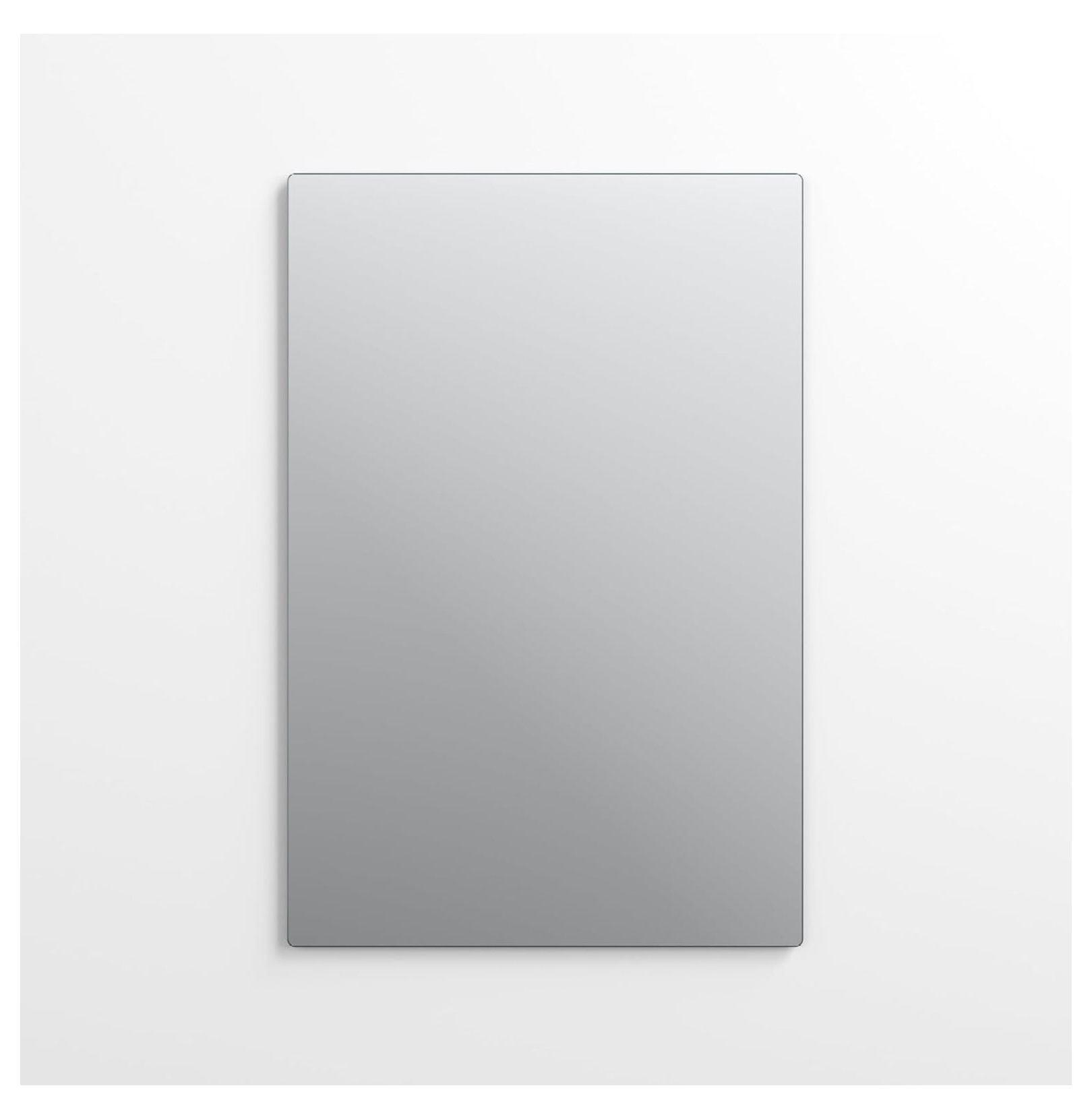 Frameless Mirror 36x60 Inch Wall Mounted Bathroom Mirror with Aluminum ...