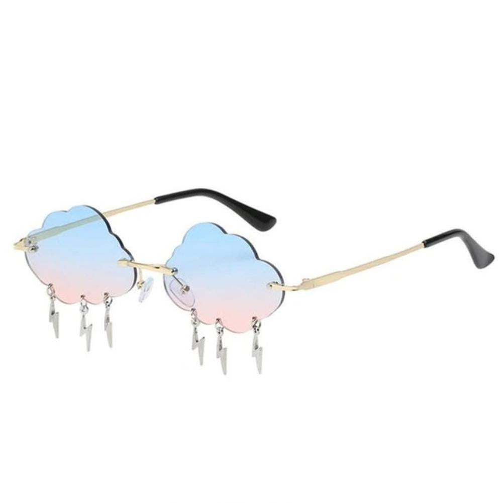 Frameless Raindrop Sunglasses Cloud Sunglasses Party Funny Glasses L9D6 ...