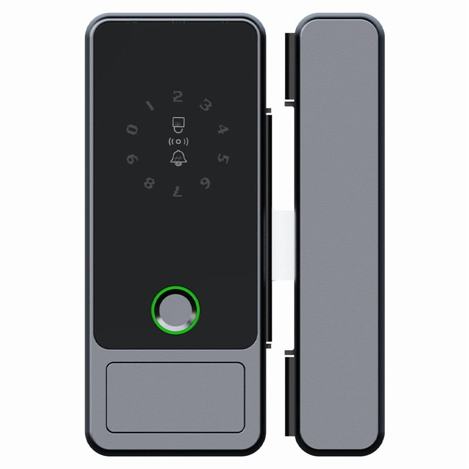 Frameless Remote Control Digital Sliding Swing Door Smart Lock for ...