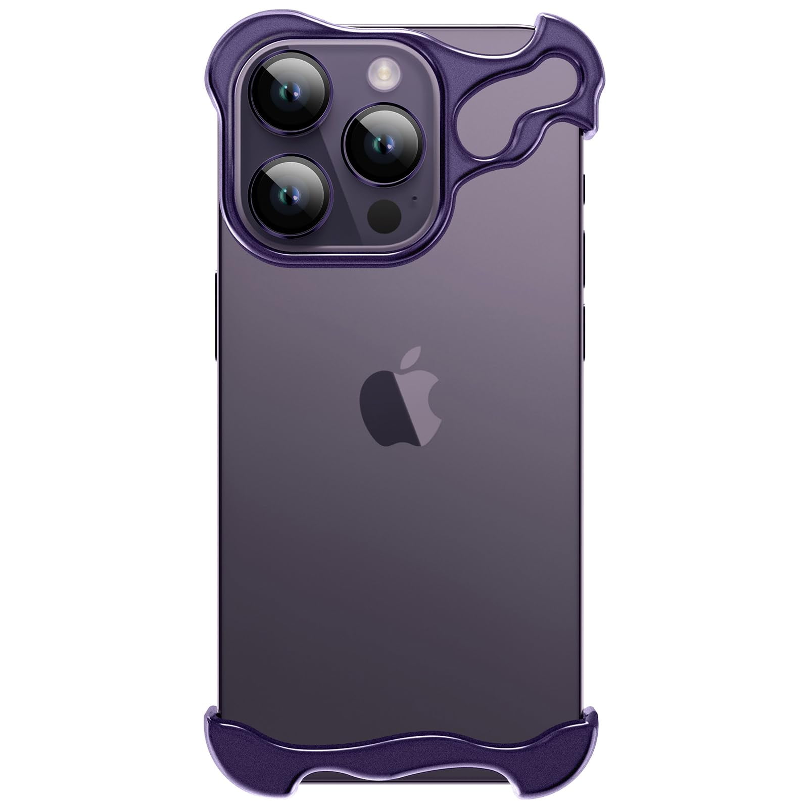 Frameless Series Designed for iPhone Case,Minimalist Protective Shock Absorption Aerospace Grade ...