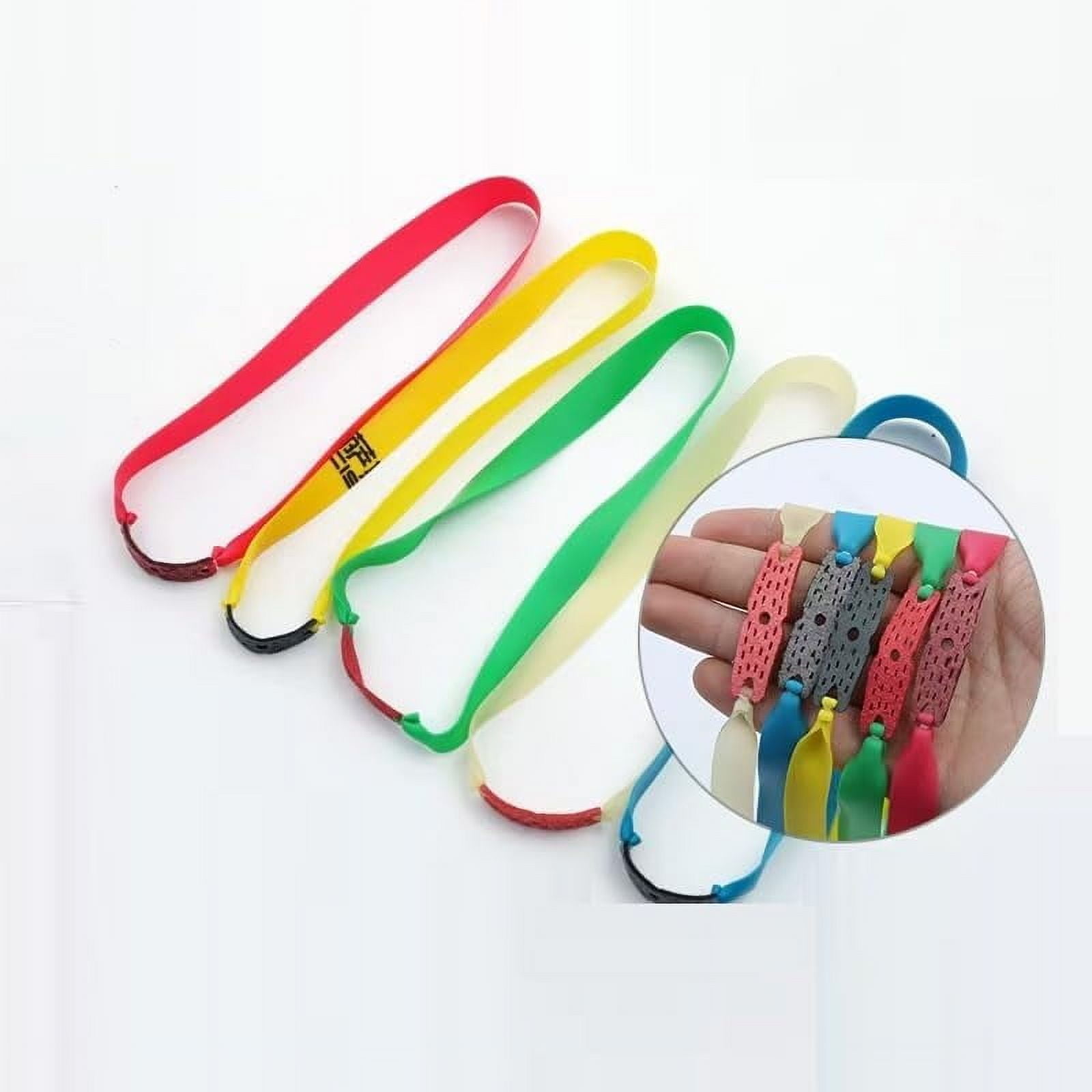 Frameless Slingshot Bracelet, 10PCS Wristband Rocket Replacement Strap ...