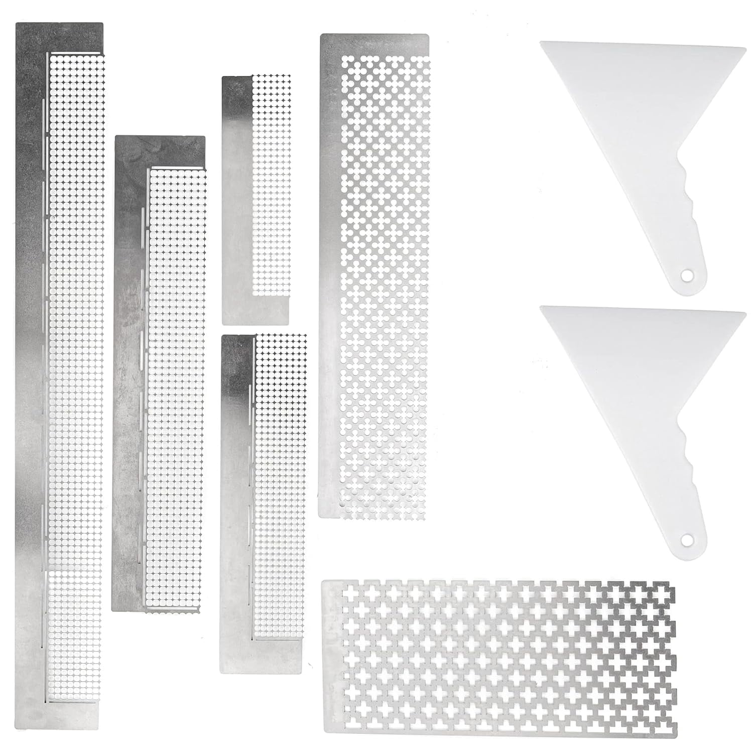 Framendino, 6 Pack Ruler Stainless Steel Diamond Mesh 216 400 599 520 ...