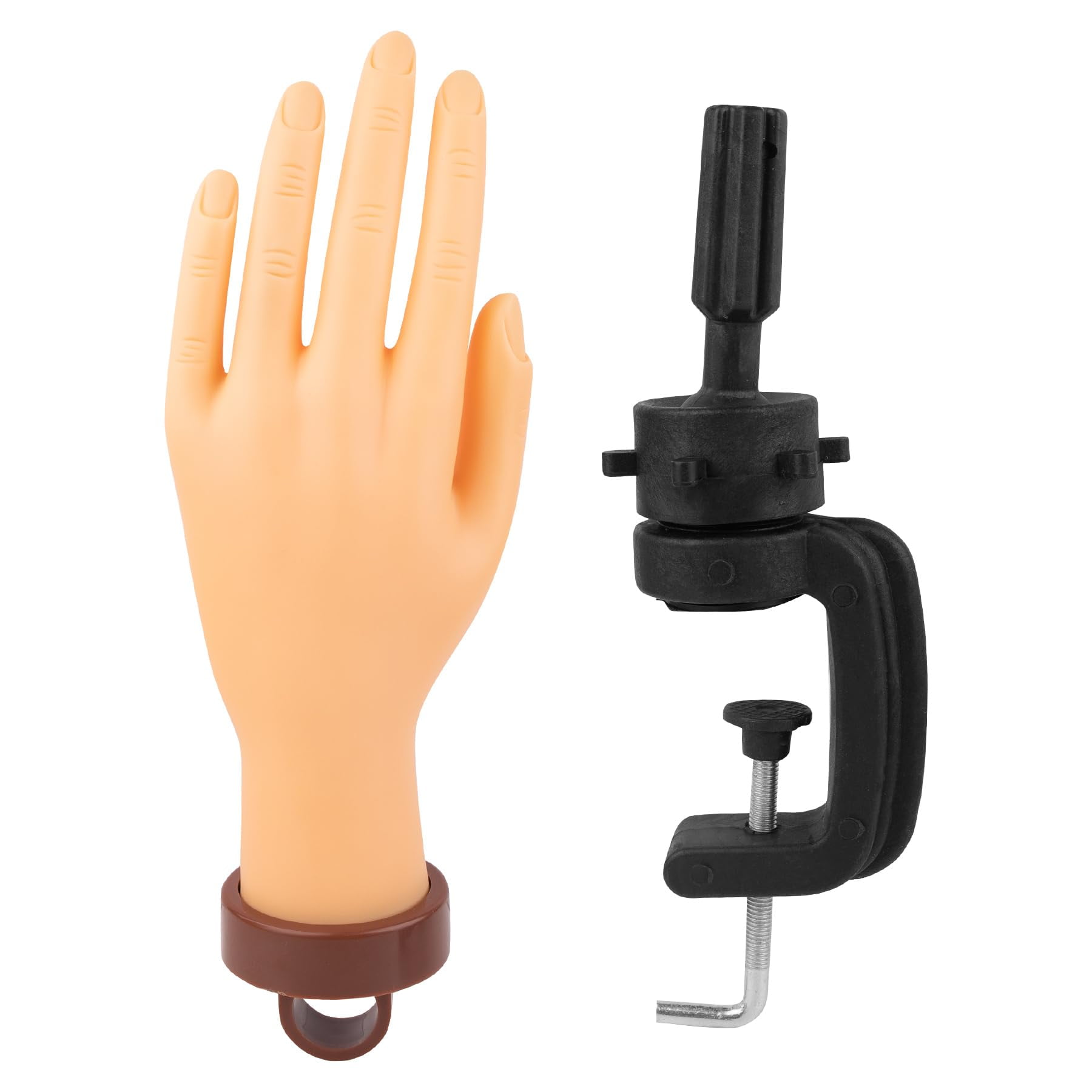 Framendino, Professional Nail Practice Hands Fake Hand Mannequin Kit ...