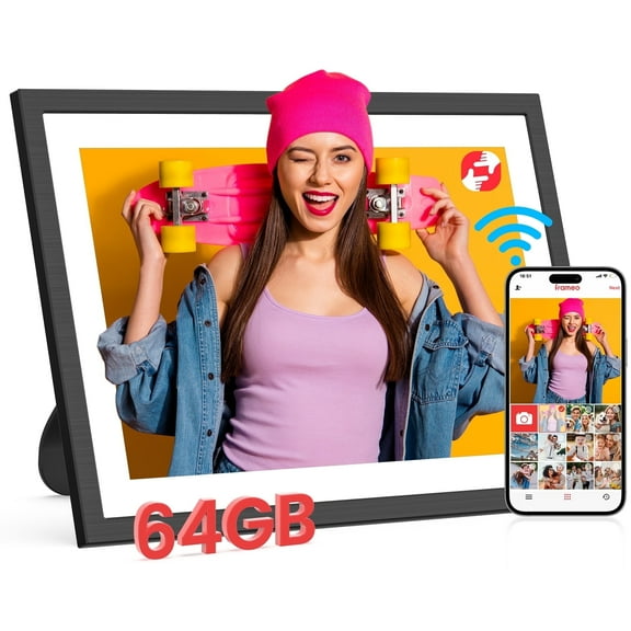 Arktronic 32 Inch FHD Extra Large Digital Picture Frame Touchscreen ...