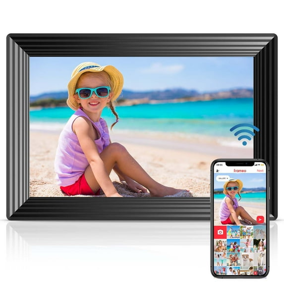 Frameo 10.1" WiFi Digital Picture Frame, Smart Digital Photo Frame with ...