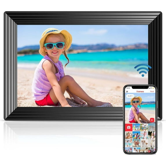 Frameo 10.1" WiFi Digital Picture Frame, Smart Digital Photo Frame with ...