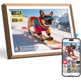 Frameo Digital Picture Frame 10.1" IPS Anti-Glare Touch Screen Load ...