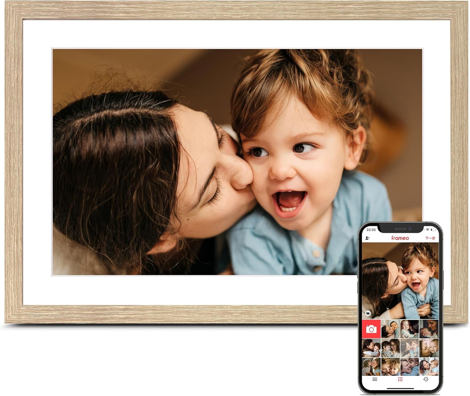 Frameo Digital Picture Frame, 10.1 InchDigital Photo Frame WiFi ...