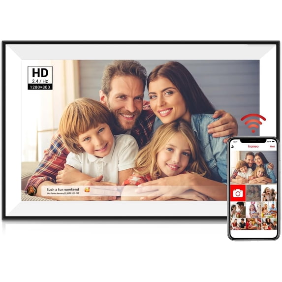Frameo Digital Picture Frame,10.1" WiFi Digital Photo Frame with IPS ...