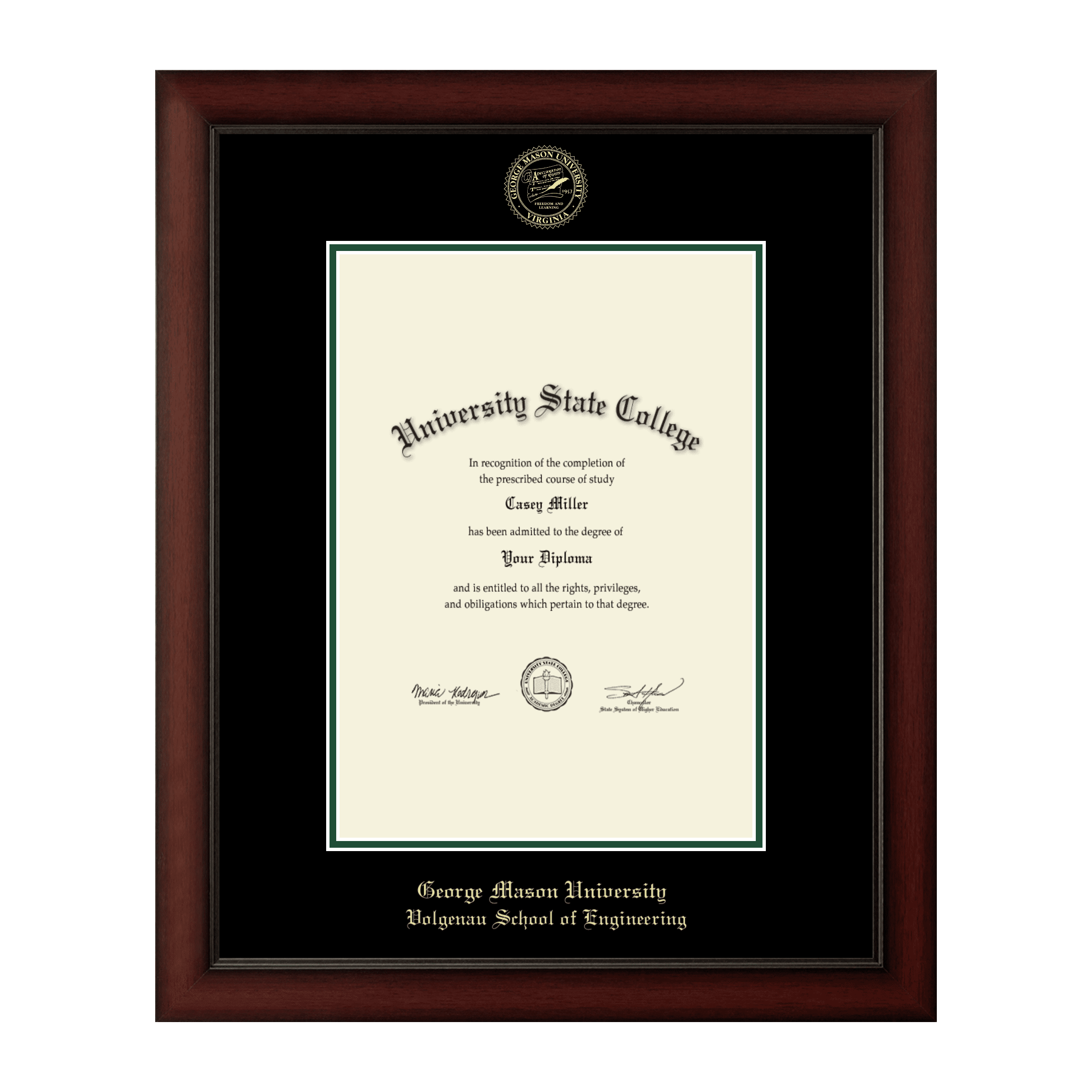 Degree Frames Bachelors Masters