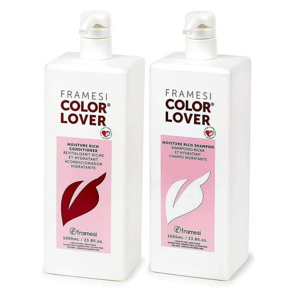 framesi COLOR LOVER Moisture Rich Hydrating Shampoo and Conditioner Set ...