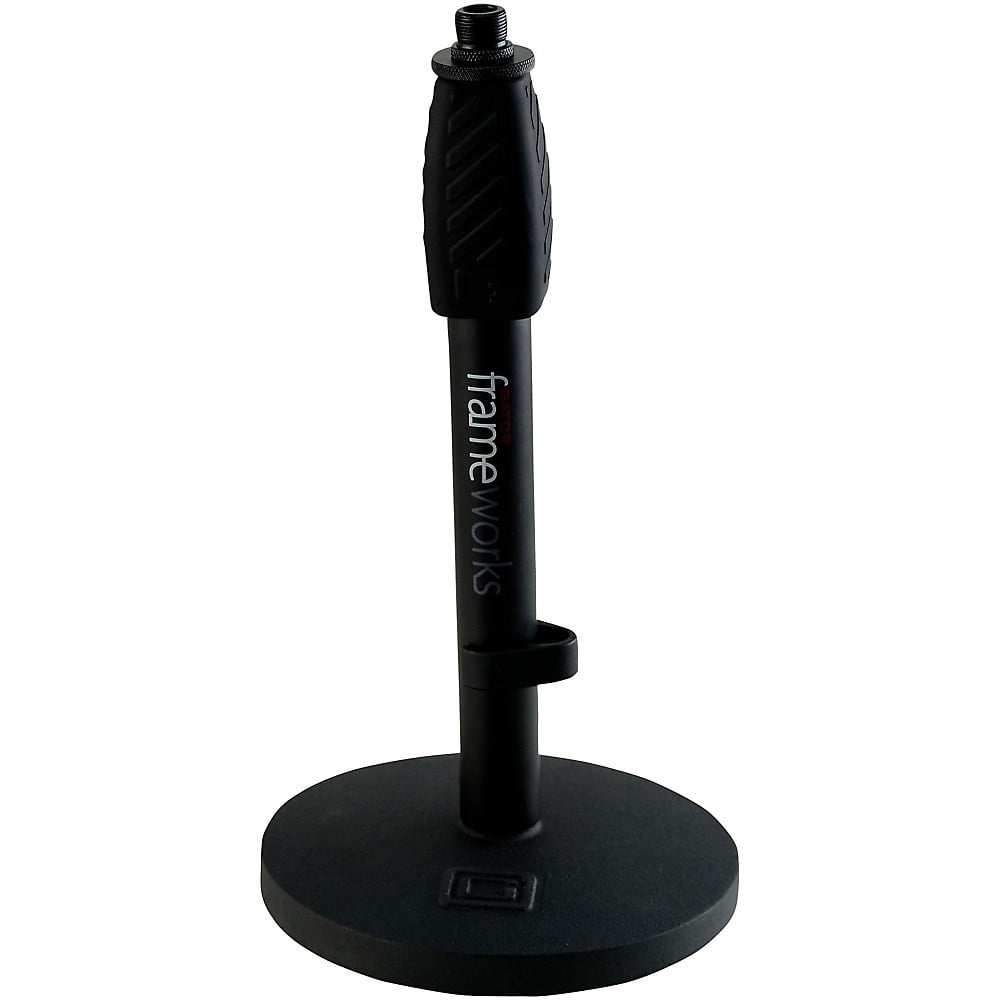 Gator Frameworks Desktop Mic Stand with 6" Round Base (GFW-MIC-0601 ...